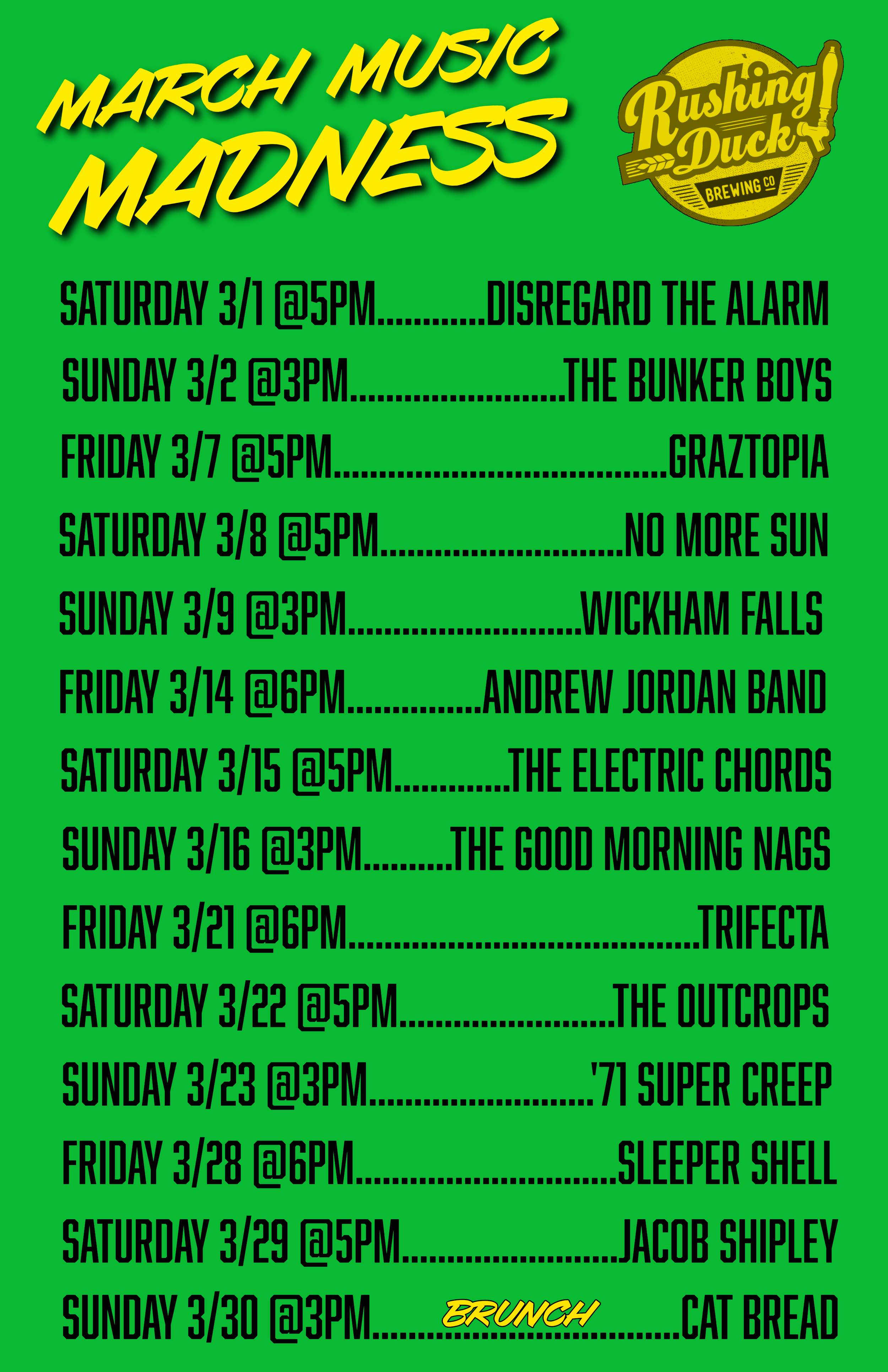 Events at Rushing Duck — Rushing Duck Brewing Company