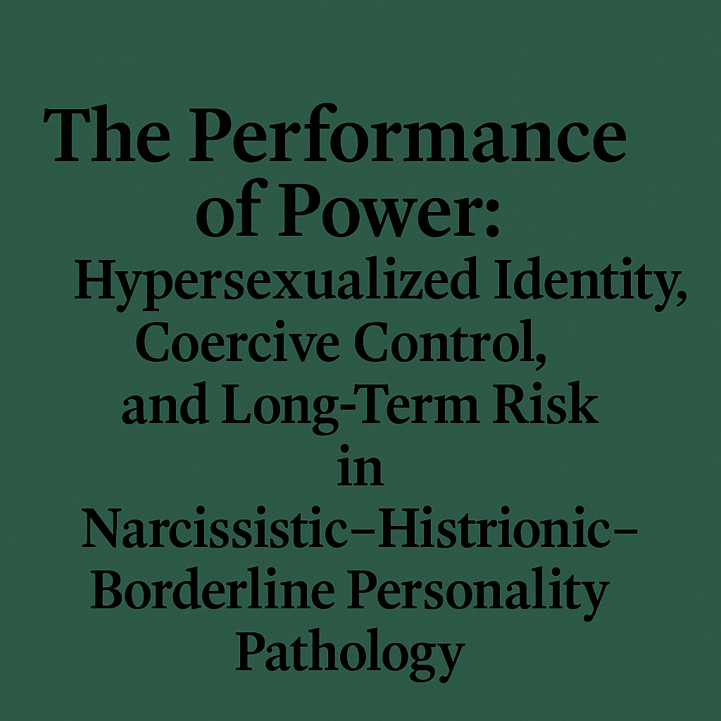 Hypersexuality, Coercive Control, and Risk in Narcissistic–Histrionic ...