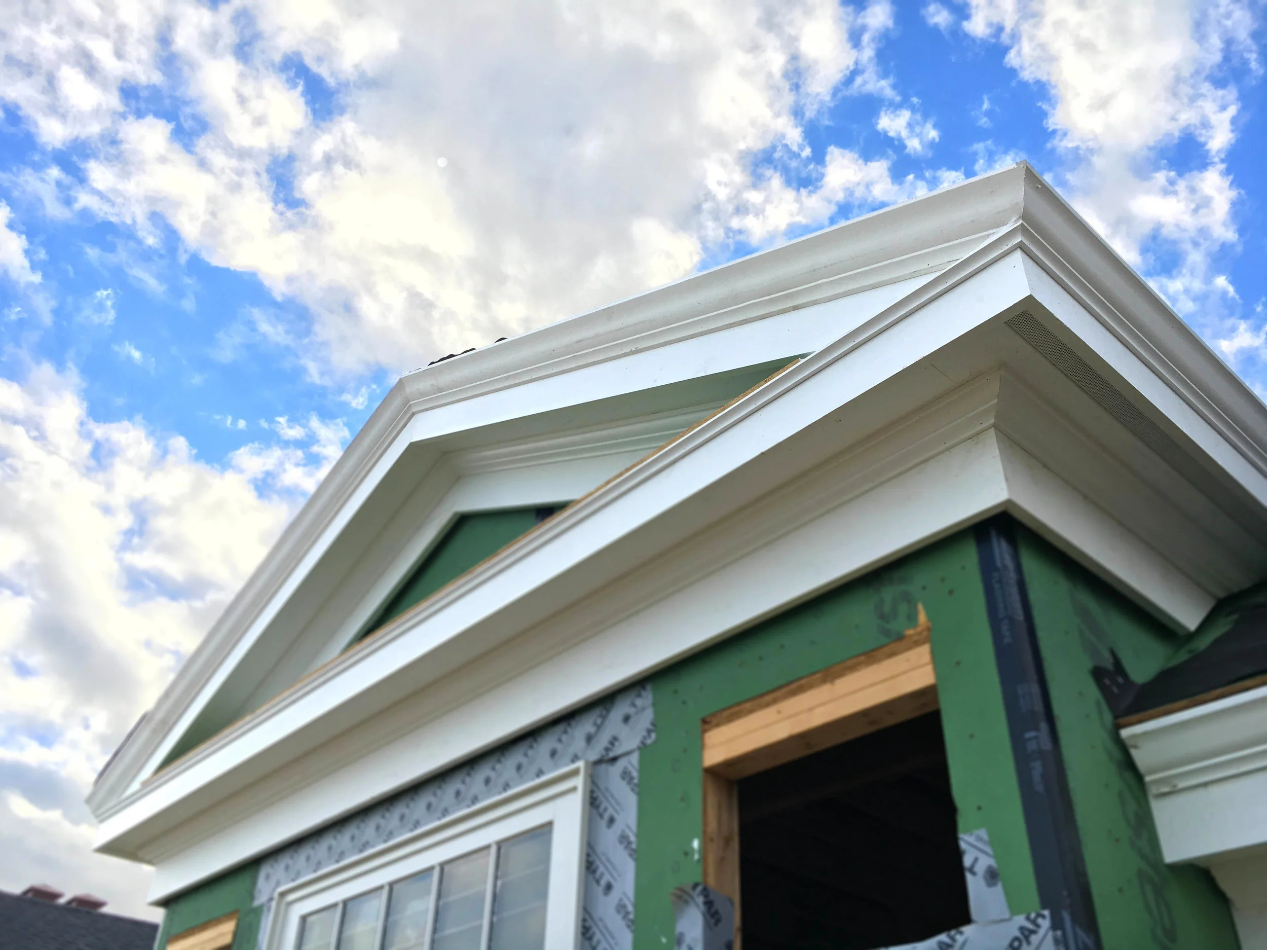 Classical Eave Return — WERMERS DESIGN & ARCHITECTURE