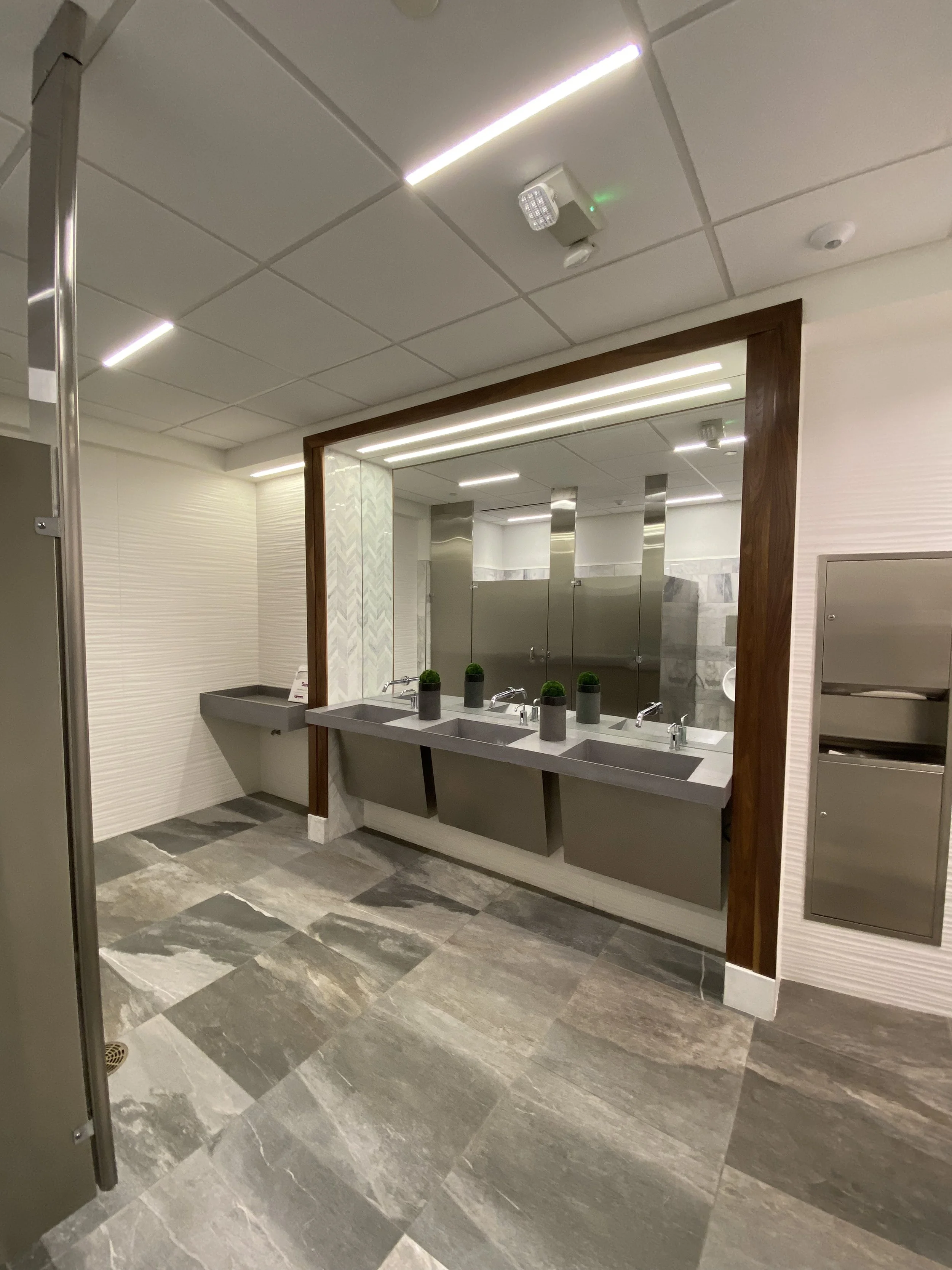 Corporate Offices Restrooms — WERMERS DESIGN & ARCHITECTURE