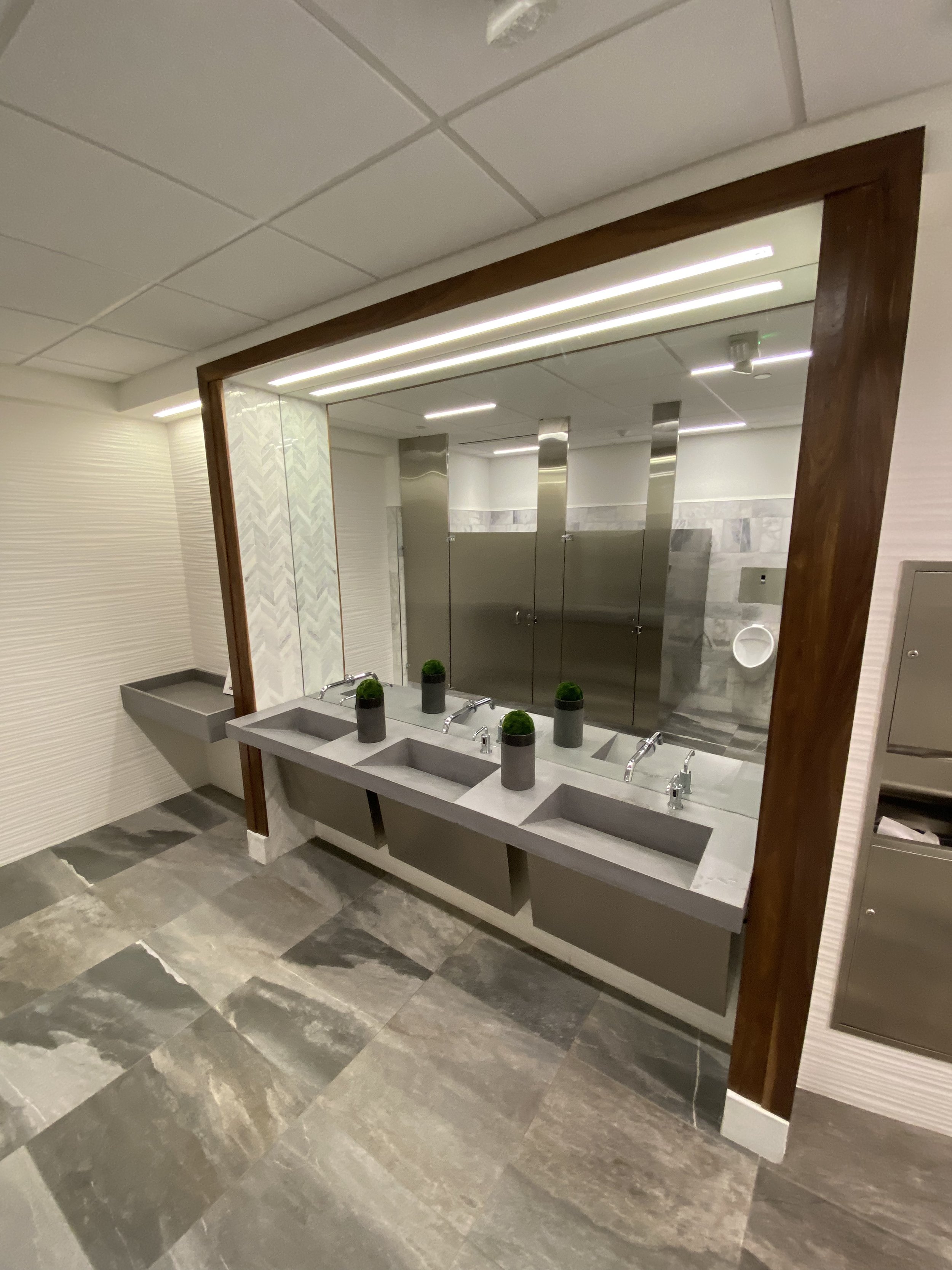 Corporate Offices Restrooms — WERMERS DESIGN & ARCHITECTURE