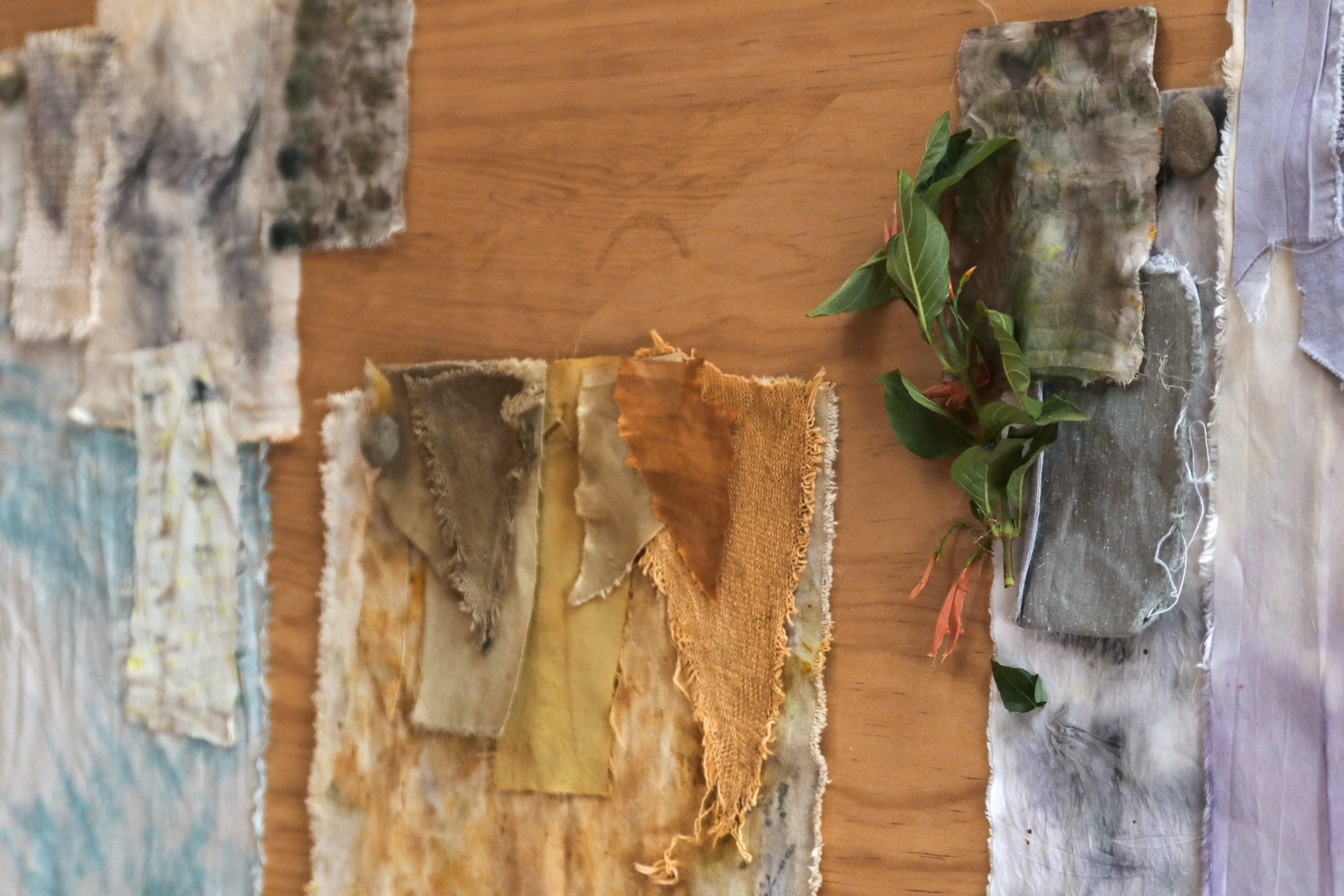 Custom natural dyeing-color-fabric-product development — hanoux