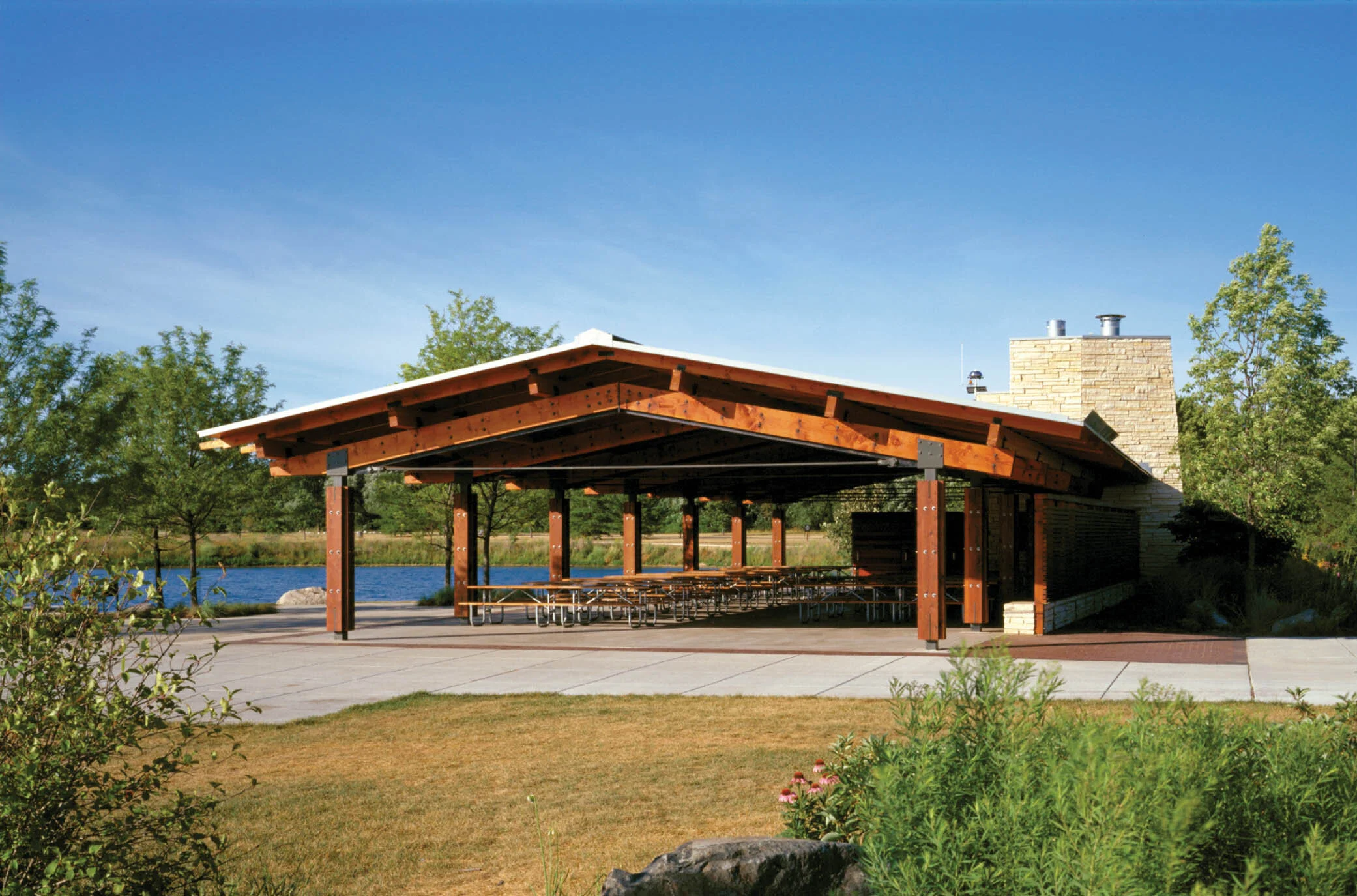 Independence Grove North Bay Pavilion — Woodhouse Tinucci Architects
