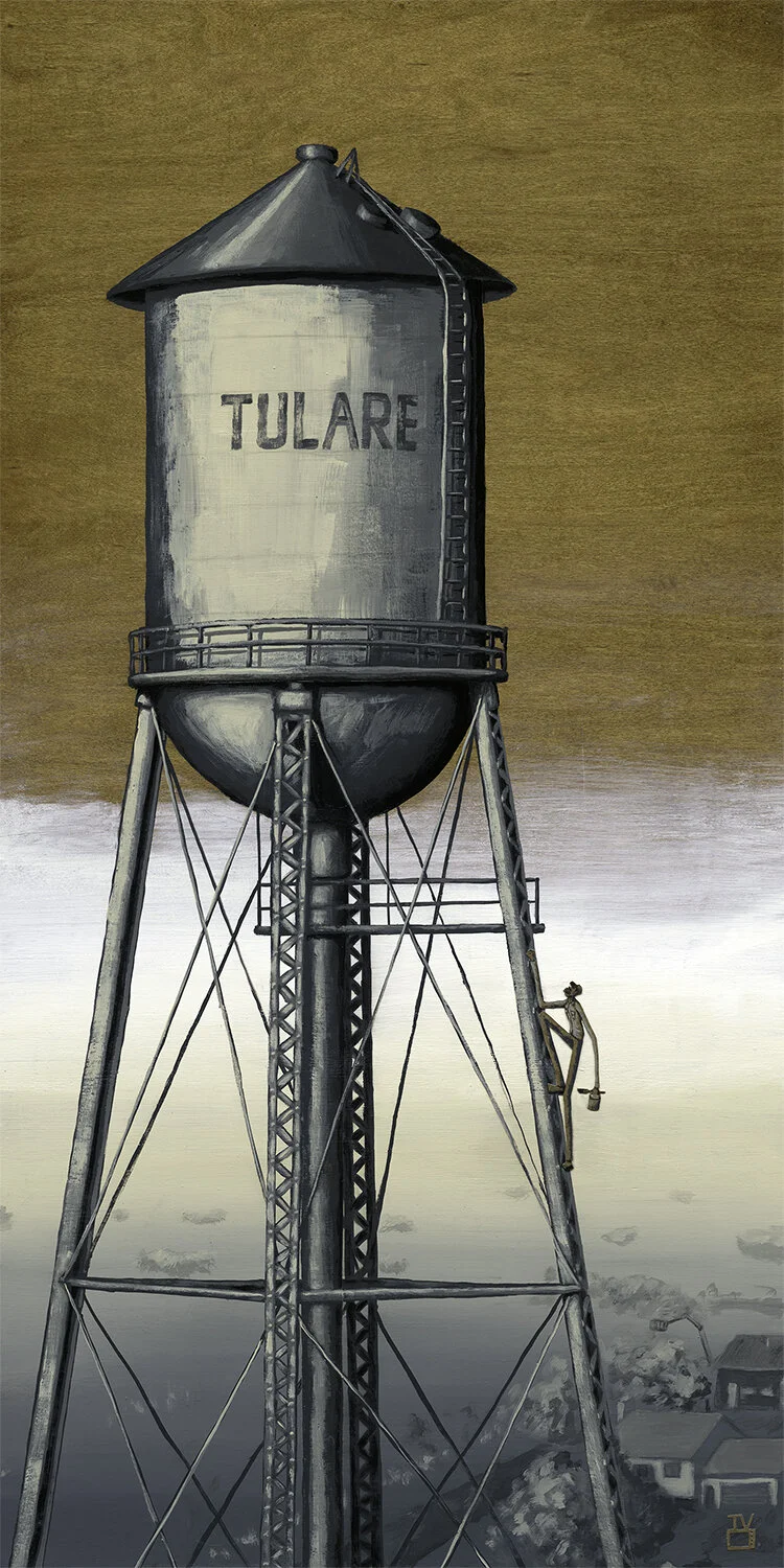 Water Tower Silhouette