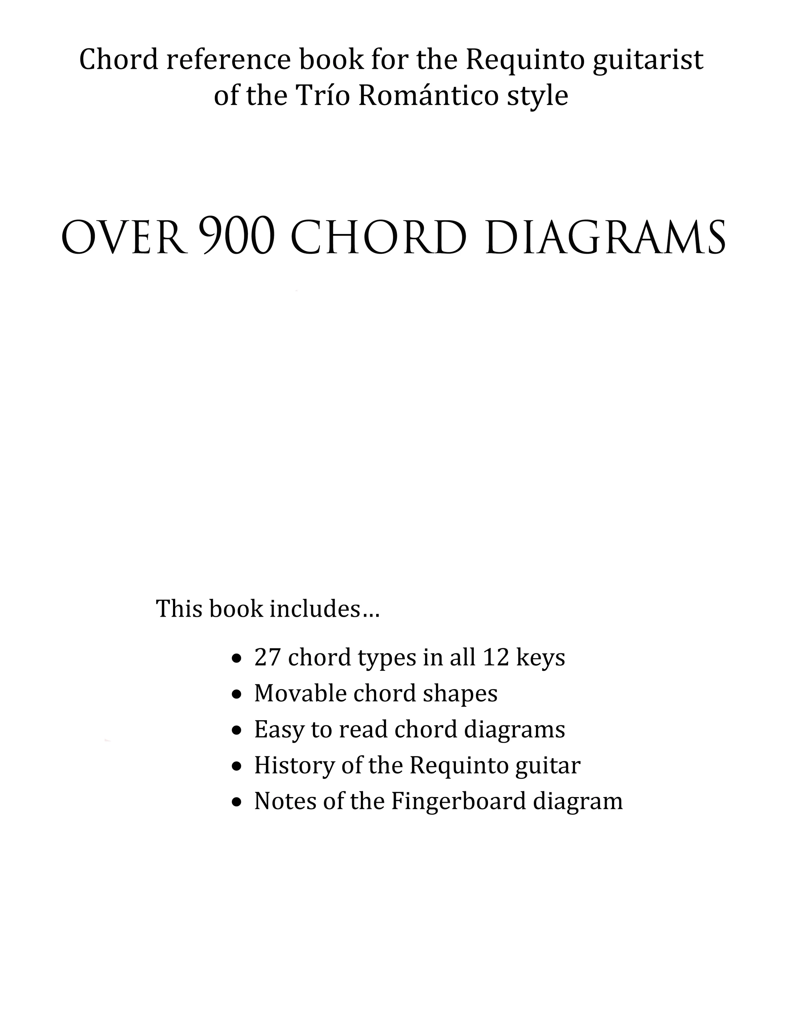 The Requinto Chord Books