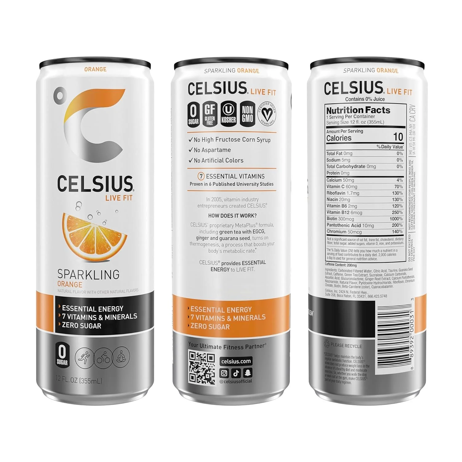 Celsius - Workout Energy Drink — CUSTOM FIT Personal Training & Nutrition
