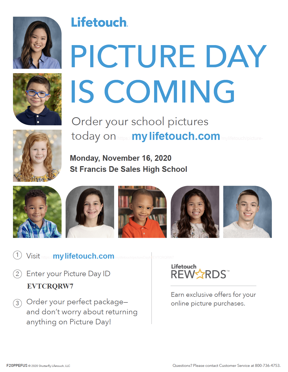 School Portrait Day Flyer