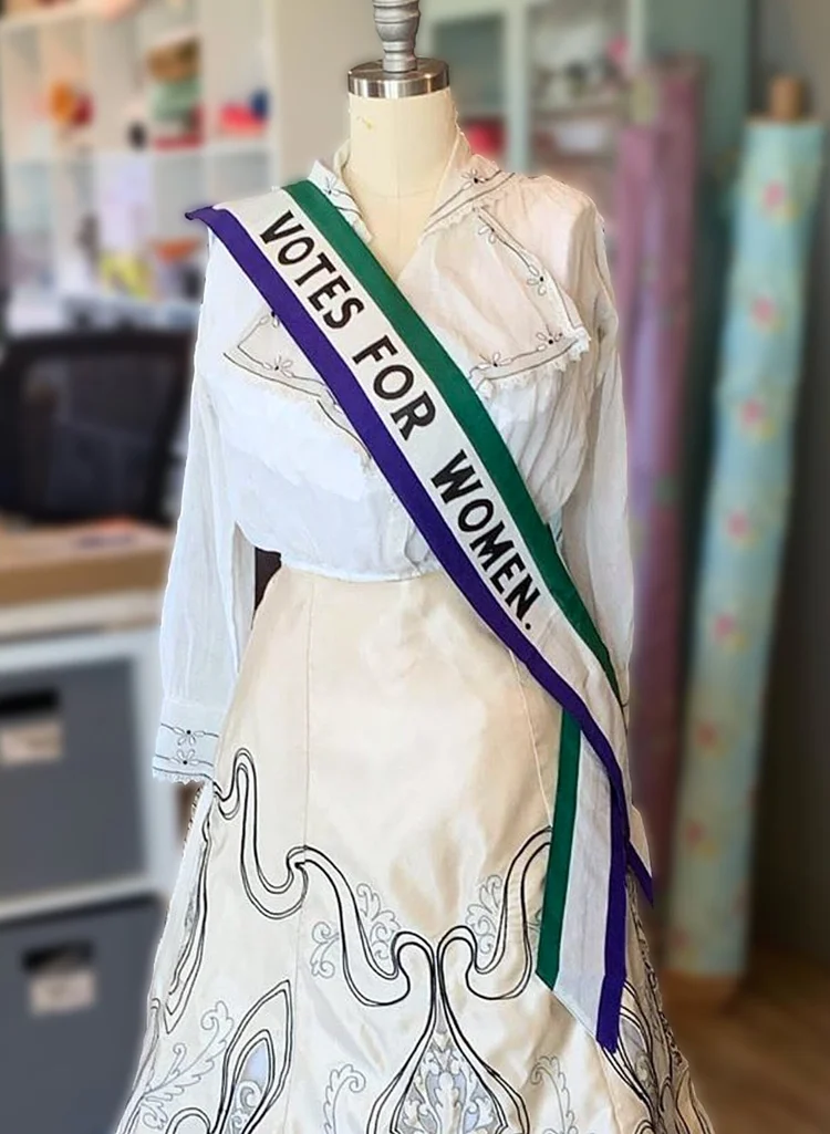 DIY suffragette sash (Tutorial or buy one ready-made) — Susanna French