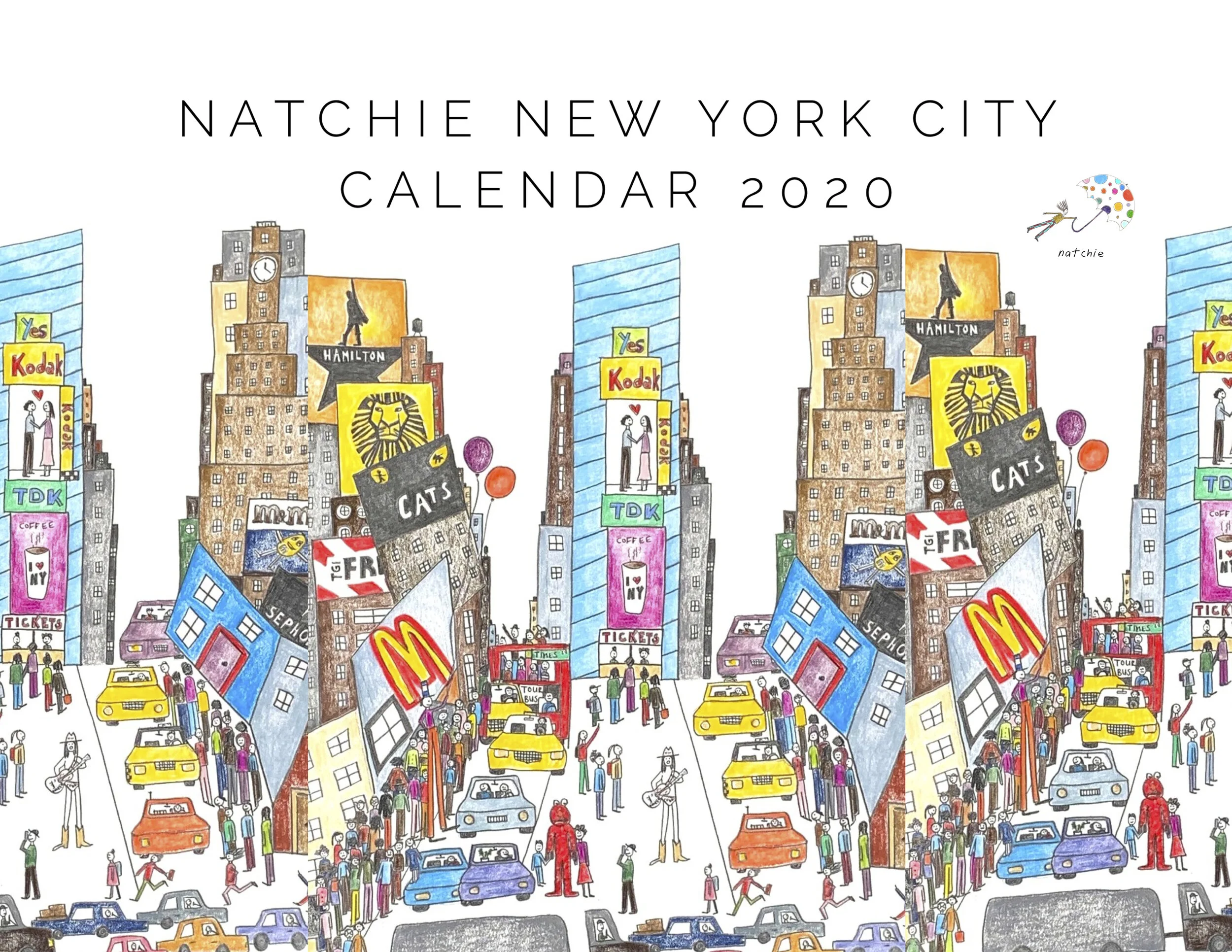 2020 Natchie New York City Calendar — natchie