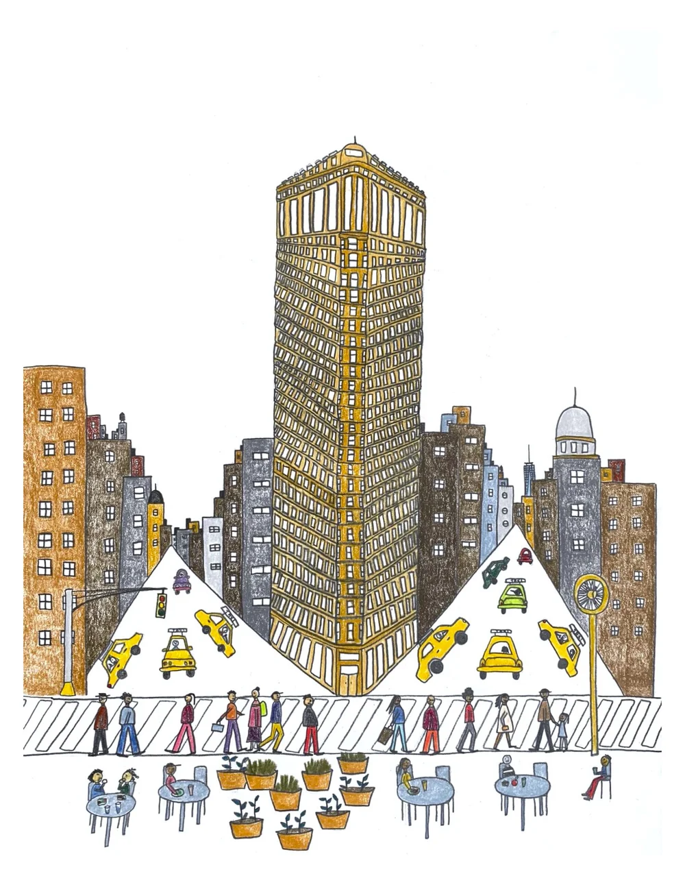 Flatiron Building Drawing