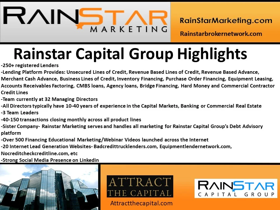 Brian's Portal — Rainstar Capital Group