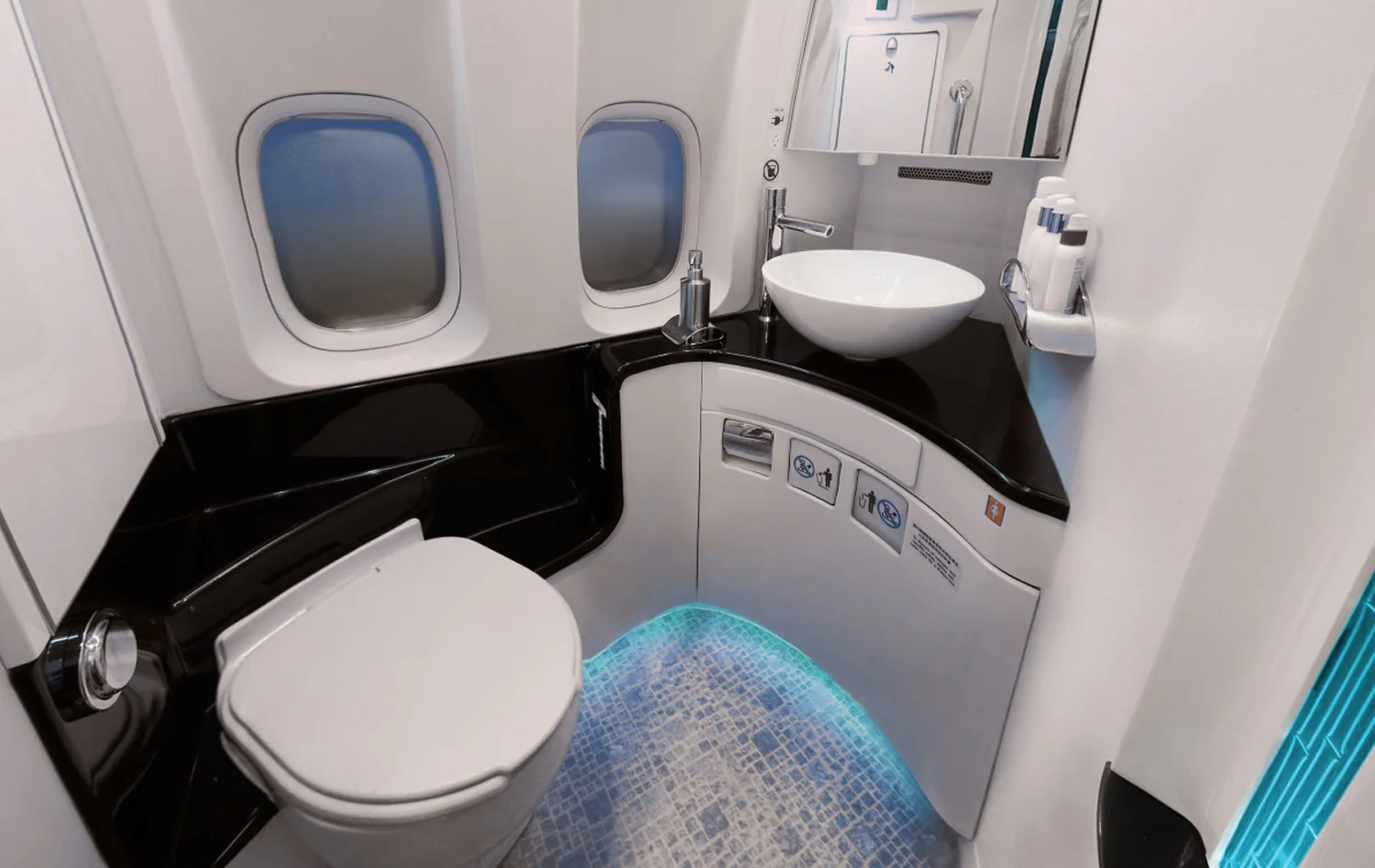 Cathay Pacific First Class Bathroom
