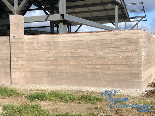 Board Form Walls at One Hope Winery — SLF Concrete Construction