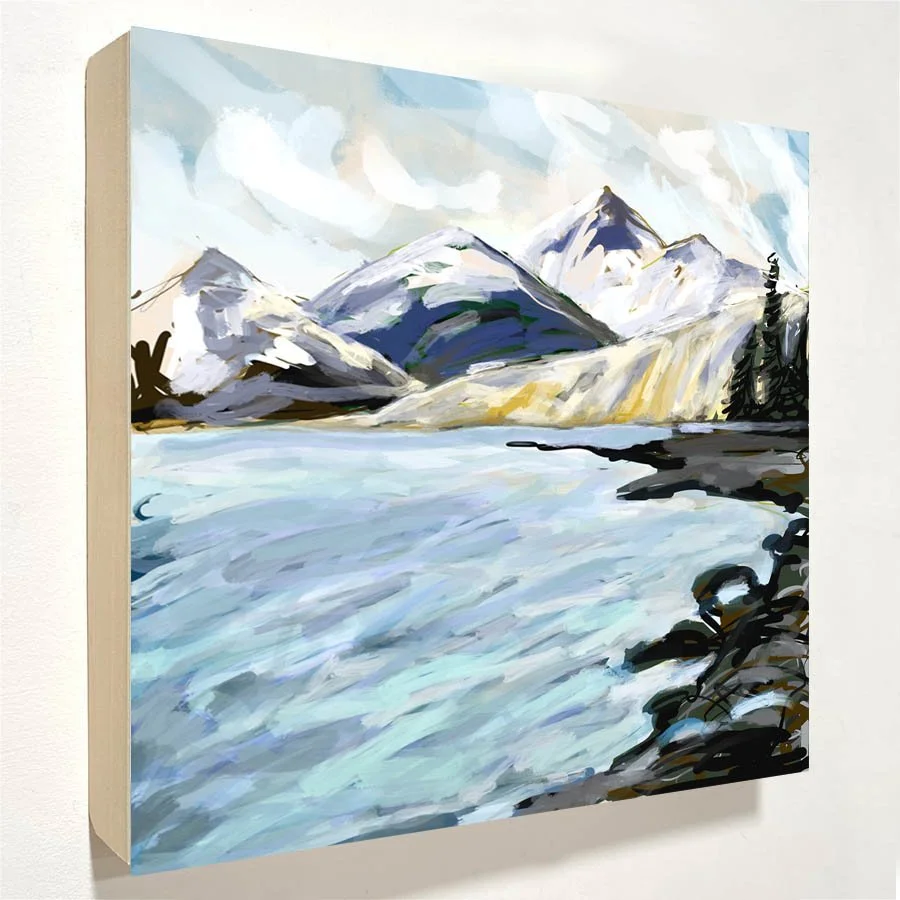 Landscape Prints on wood panel — heather johnston art