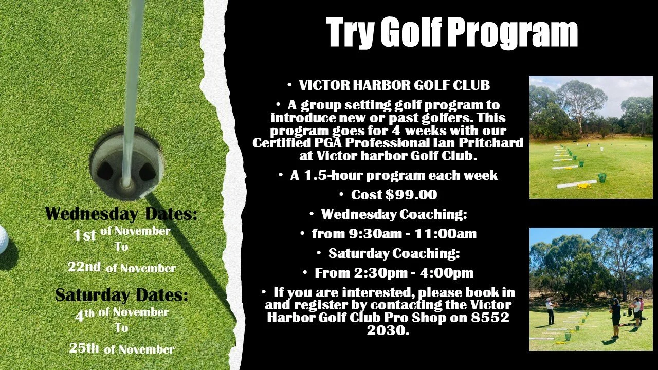 Try Golf — Victor Harbor Golf Club