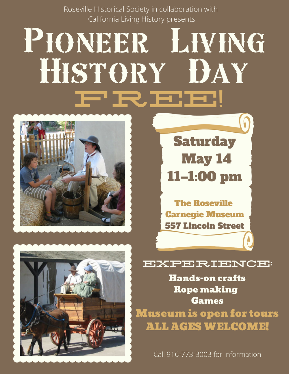 Living History Day — Roseville Historical Society