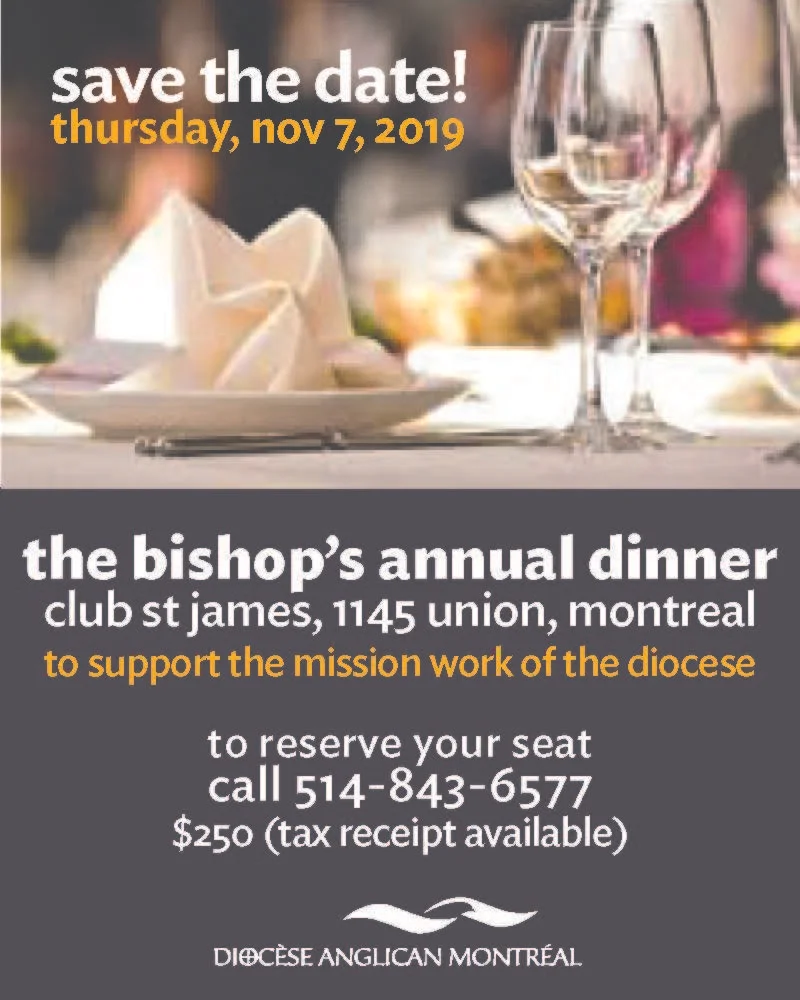 Annual Bishop's Dinner — Anglican Diocese
