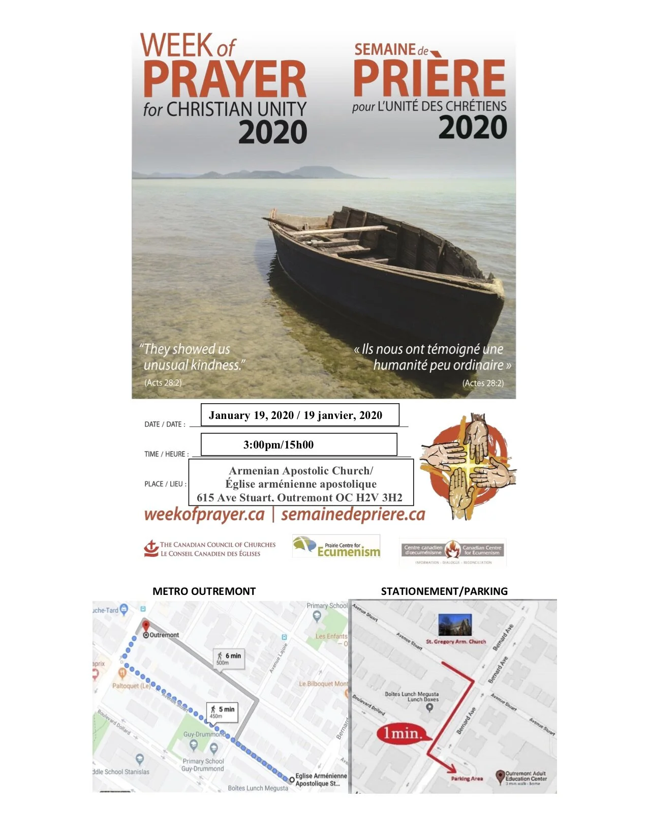 Week of Prayer for Christian Unity Jan 18-25 — Anglican Diocese