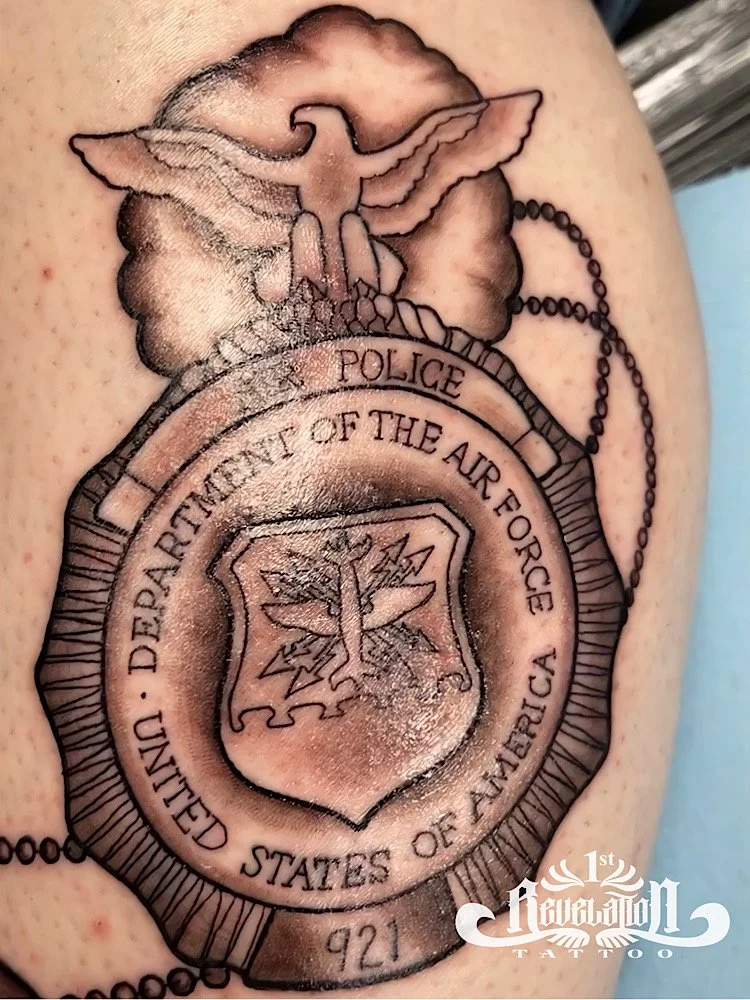 Air Force Security Forces Tattoo