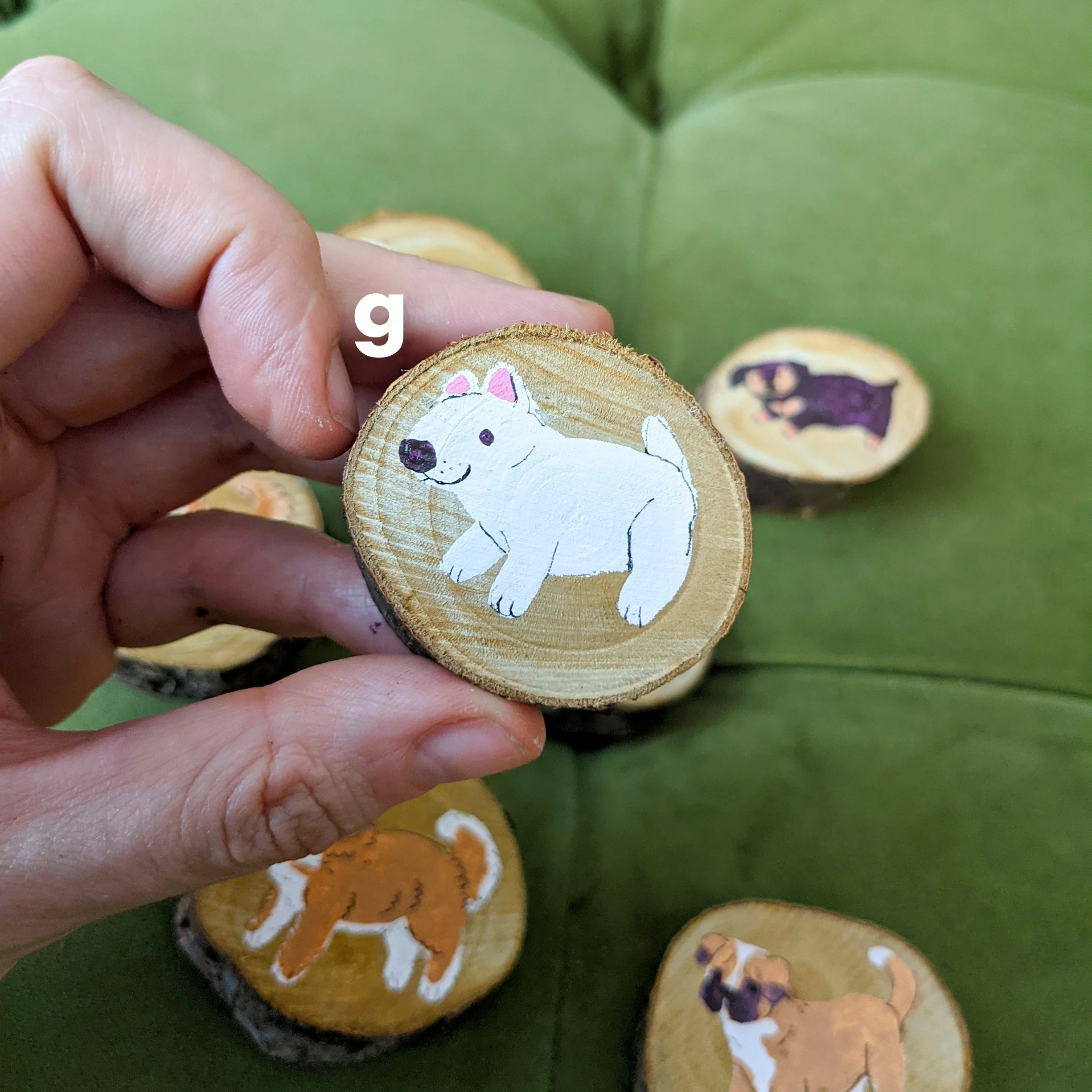 Dog Blob Lobbed Logs Lot 1 — Gwendolyn Wood