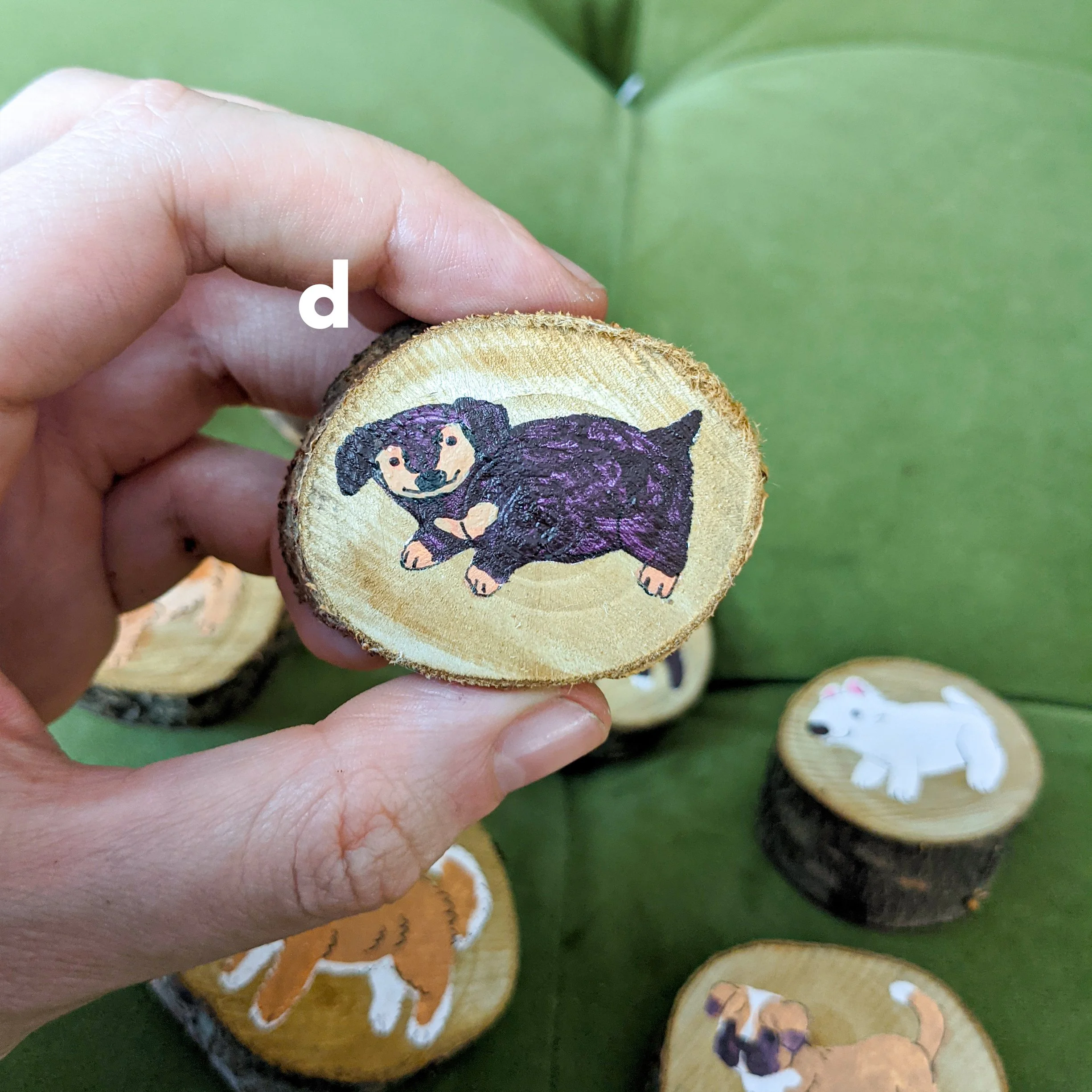 Dog Blob Lobbed Logs Lot 1 — Gwendolyn Wood