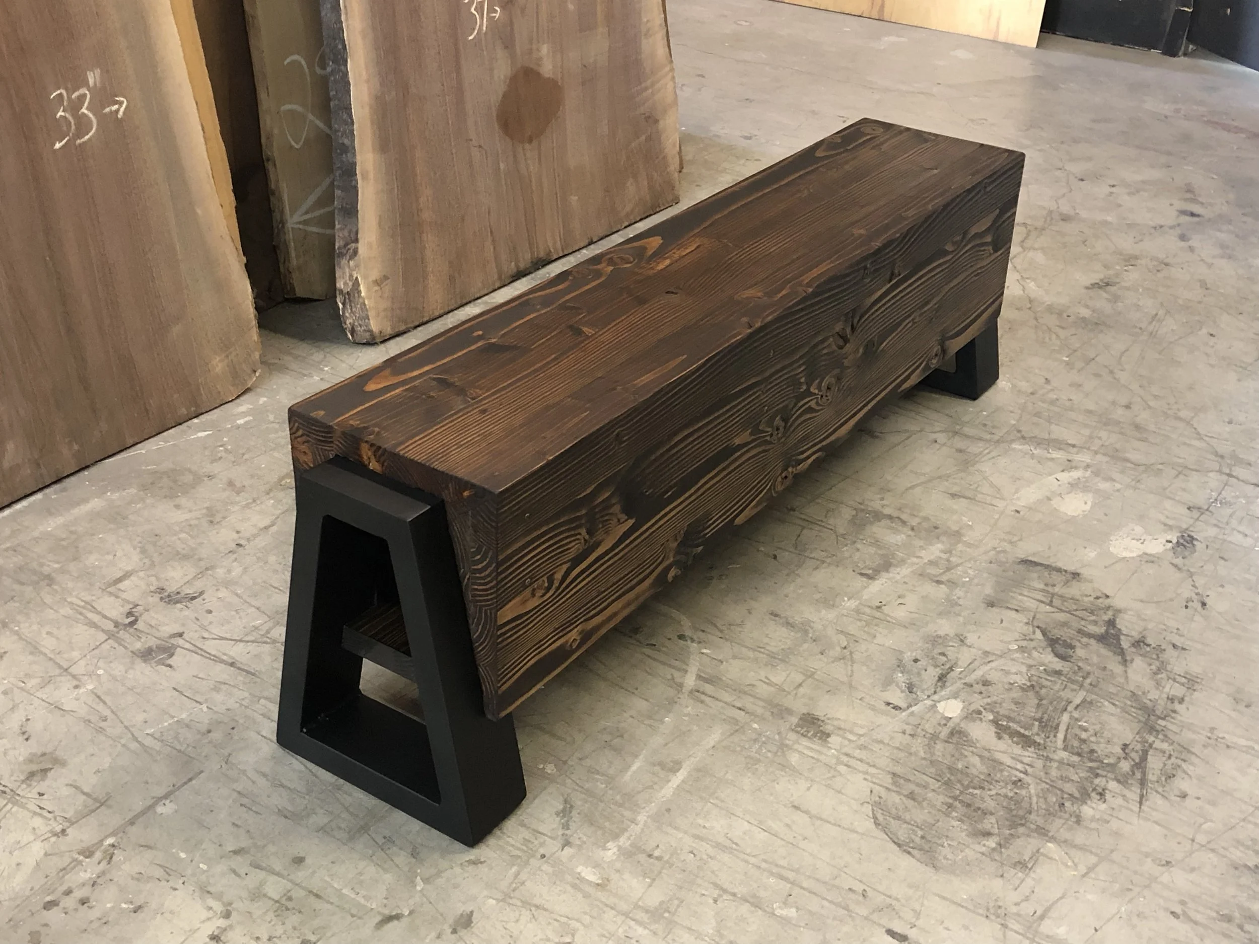 Custom Wooden Benches