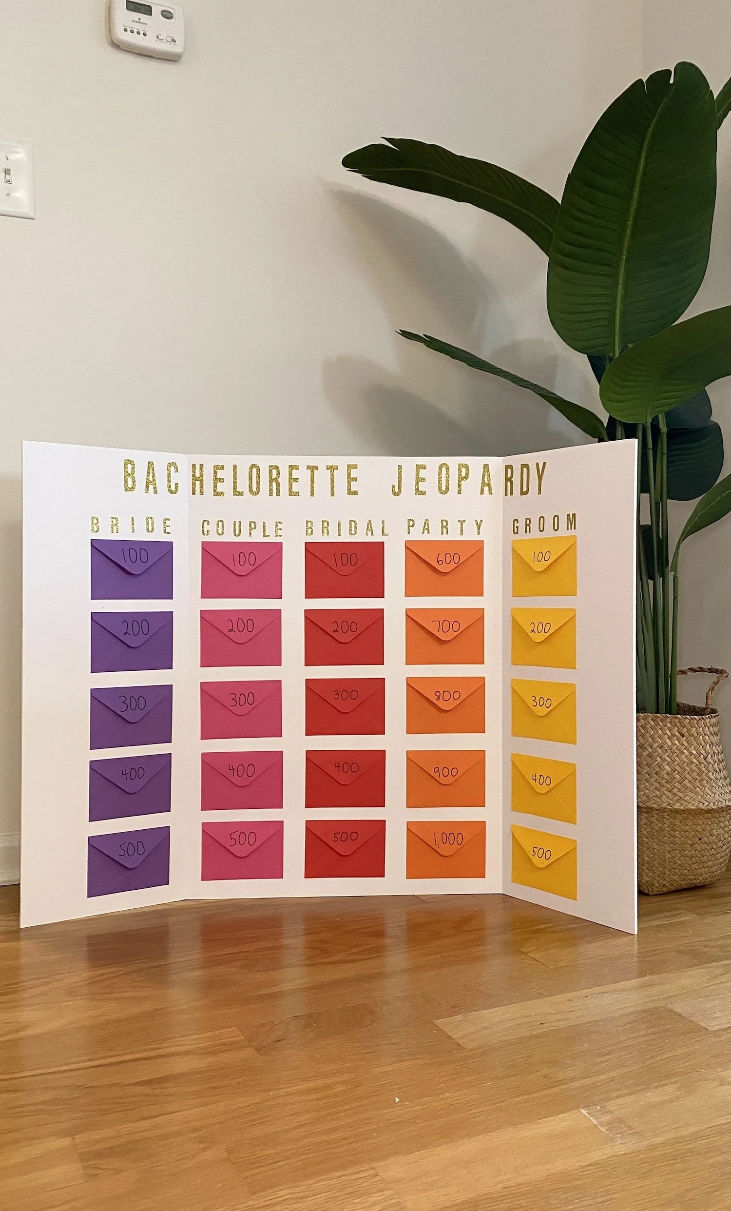 How to Make a Custom Bridal Jeopardy Game