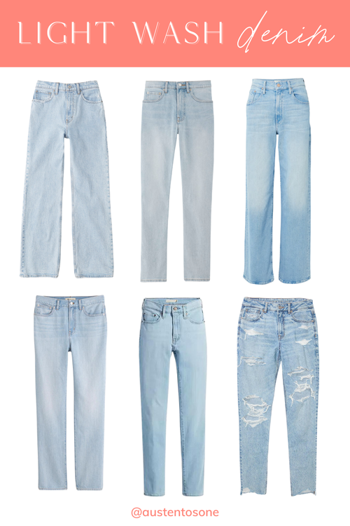 How To Style Light Wash Jeans 15 Ways