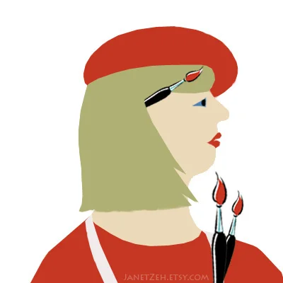 New Etsy Avatar — Artist Lydia Makepeace