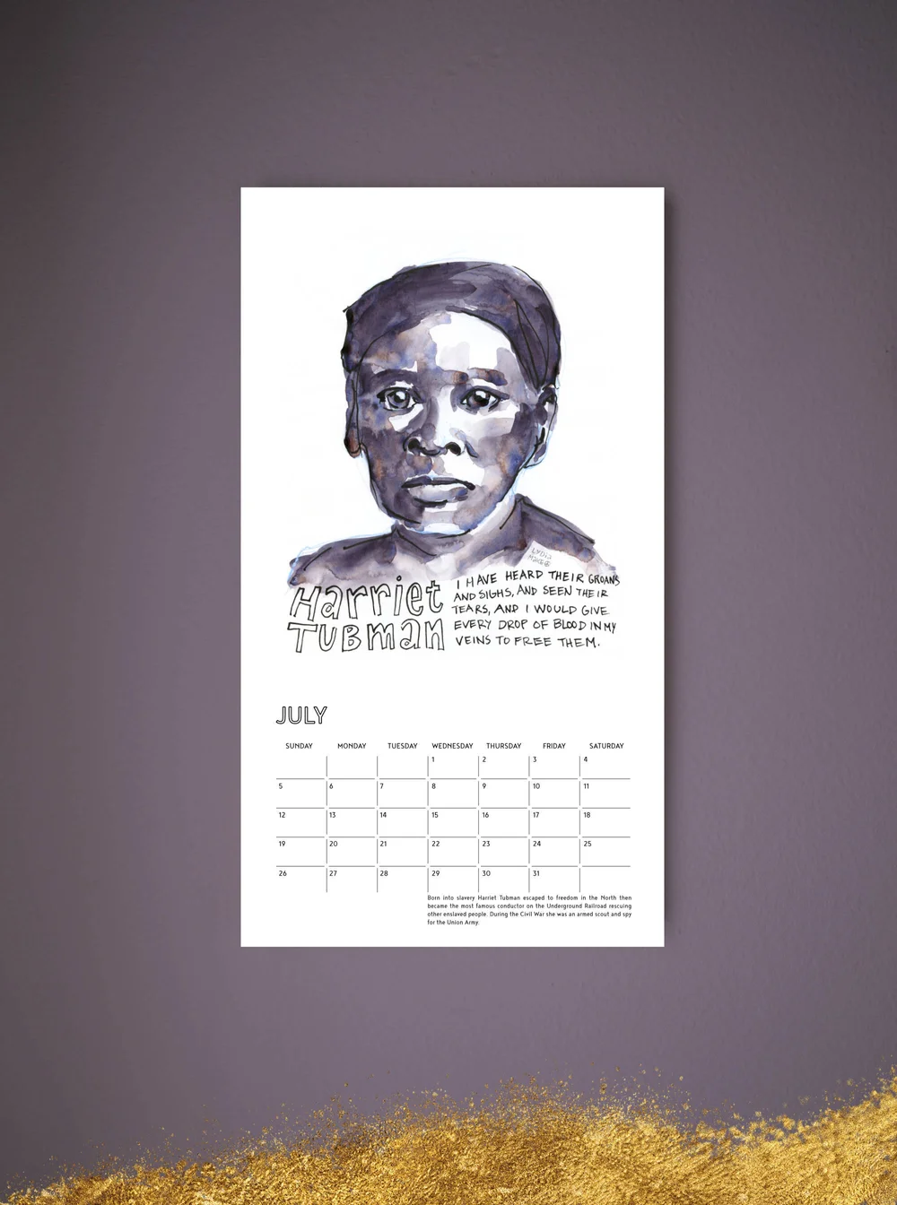 Phenomenal Black Women 2020 Calendar — Artist Lydia Makepeace
