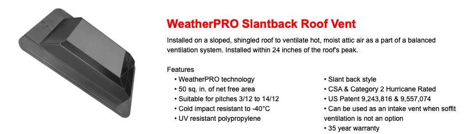 Pro Turbo Vents — RDI Roofing Ltd