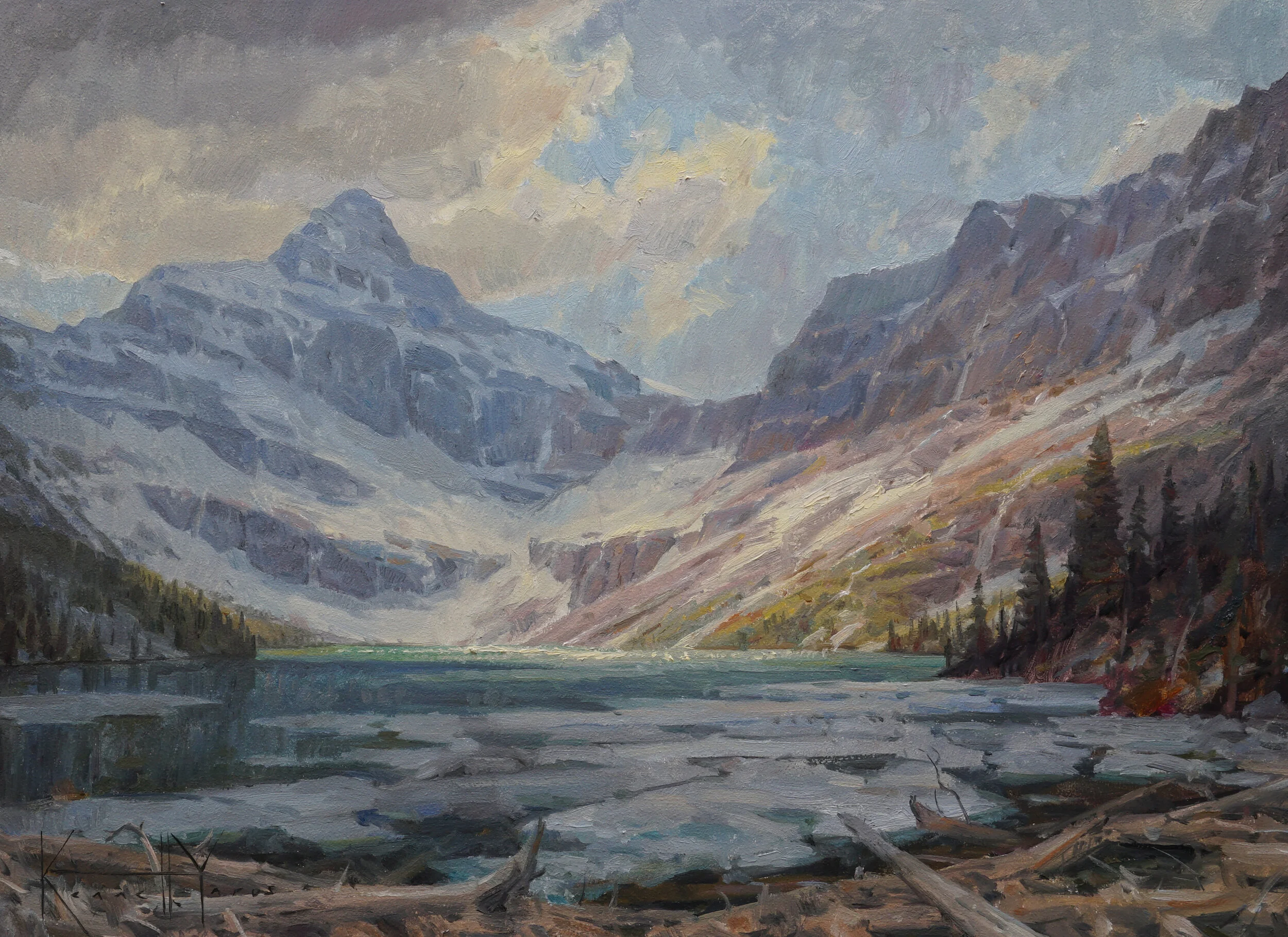 Kenneth Yarus | "The last of the ice (upper two medicine)" — Montana ...