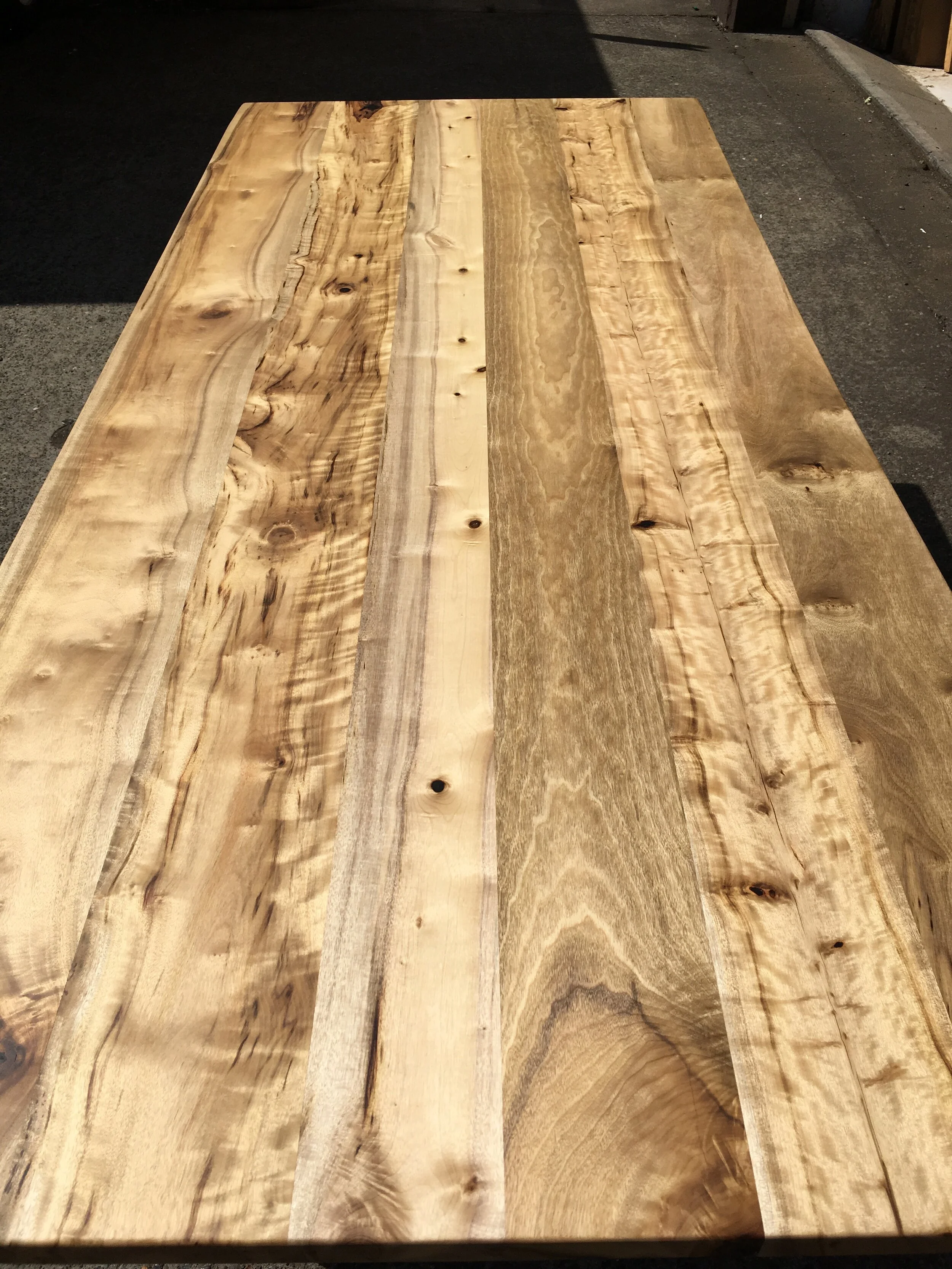 Custom Myrtle Table Portland, OR - Stumptown Reclaimed