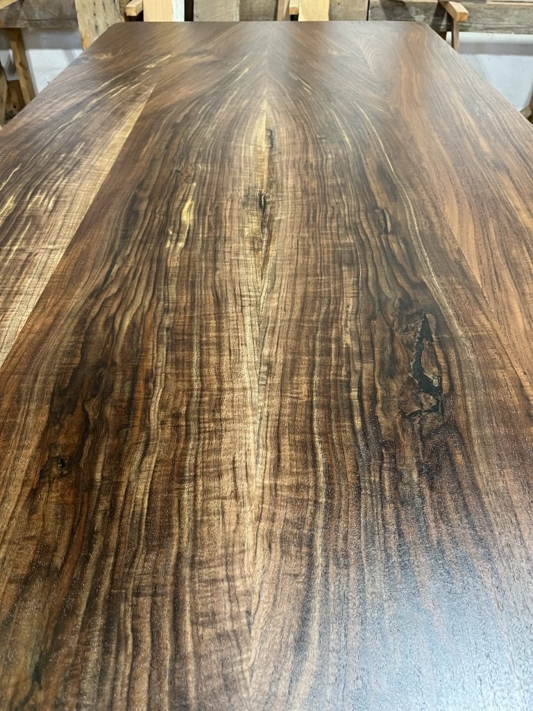 Reclaimed Wood and Walnut Dining Tables - Stumptown Reclaimed