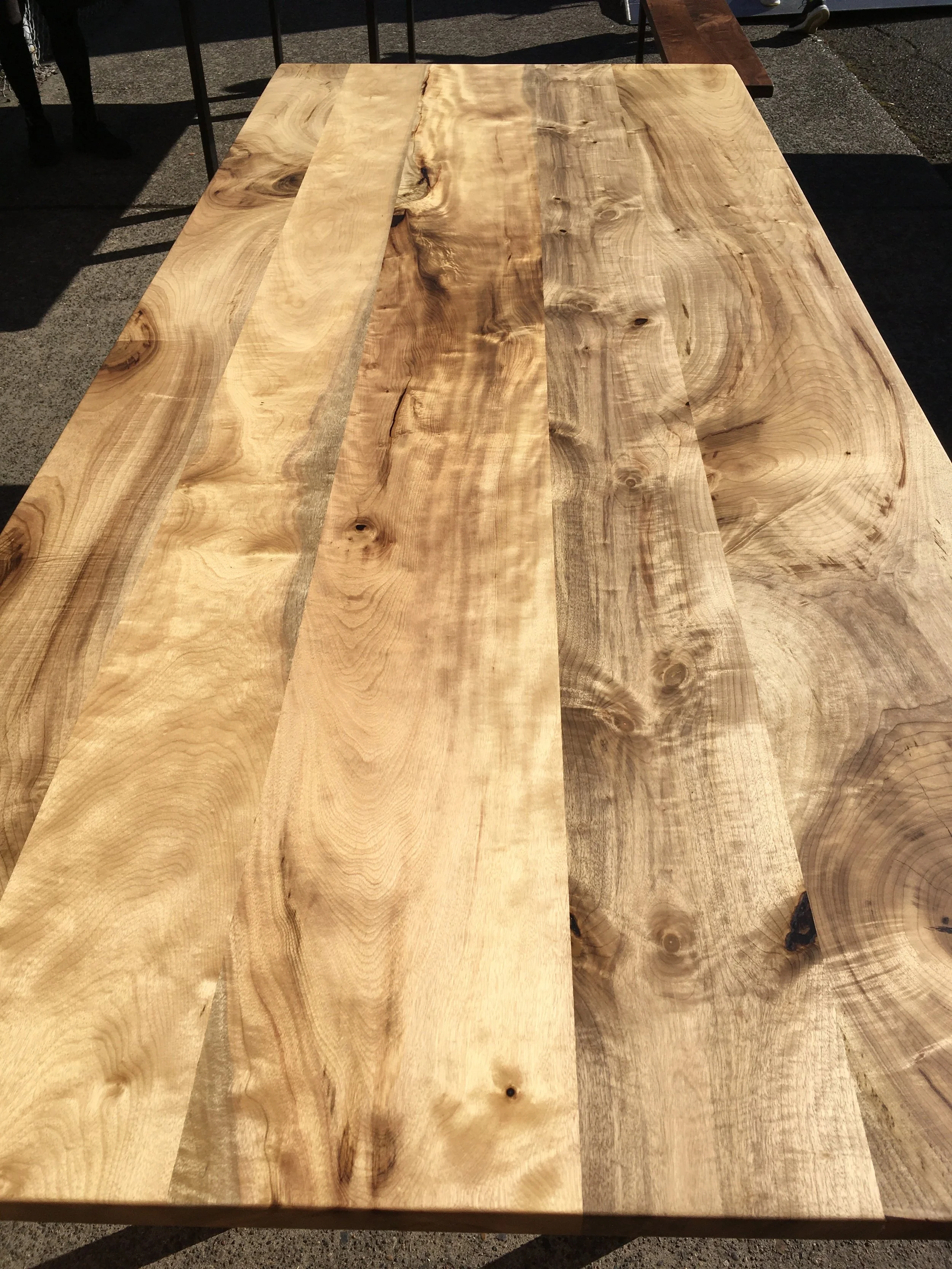 Custom Myrtle Table Portland, OR - Stumptown Reclaimed