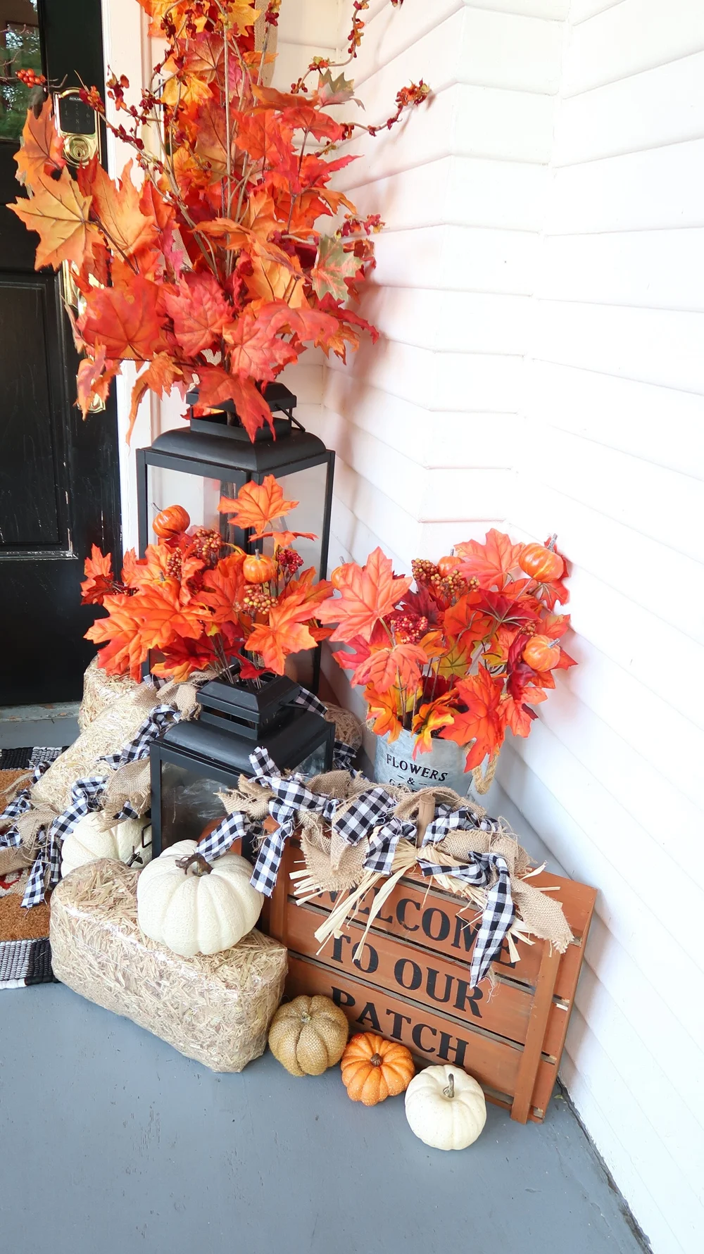 Fall Decorate with me, Front porch Fall Decor, Hobby lobby, Michaels ...