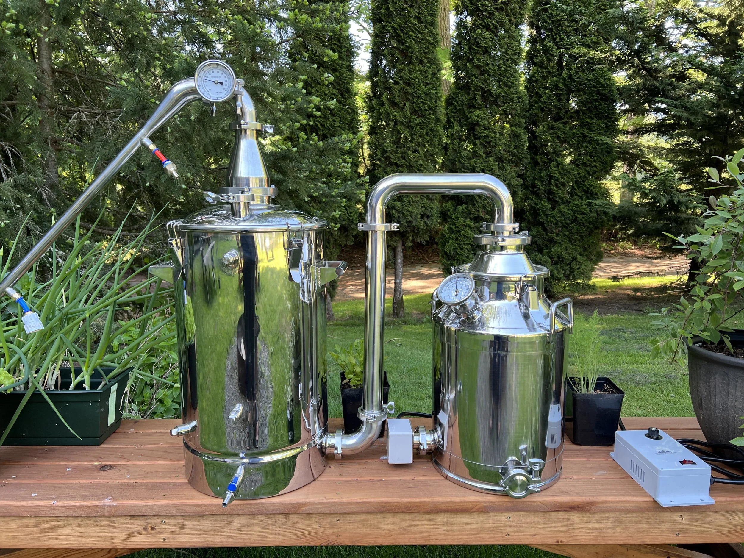 Essential Oil Still - Stainless Steel Head- 50L — Moonshine Stills and ...
