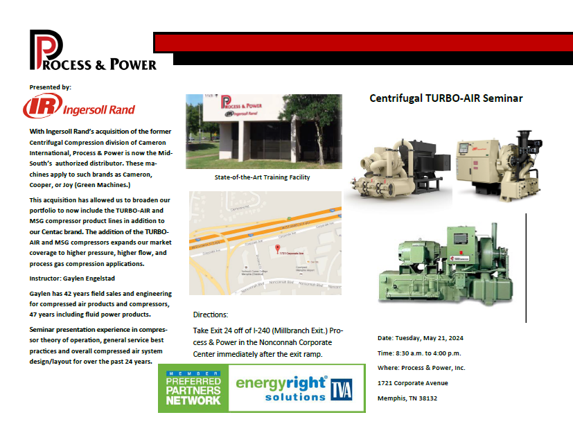 TURBO-AIR Training — Process & Power, Inc