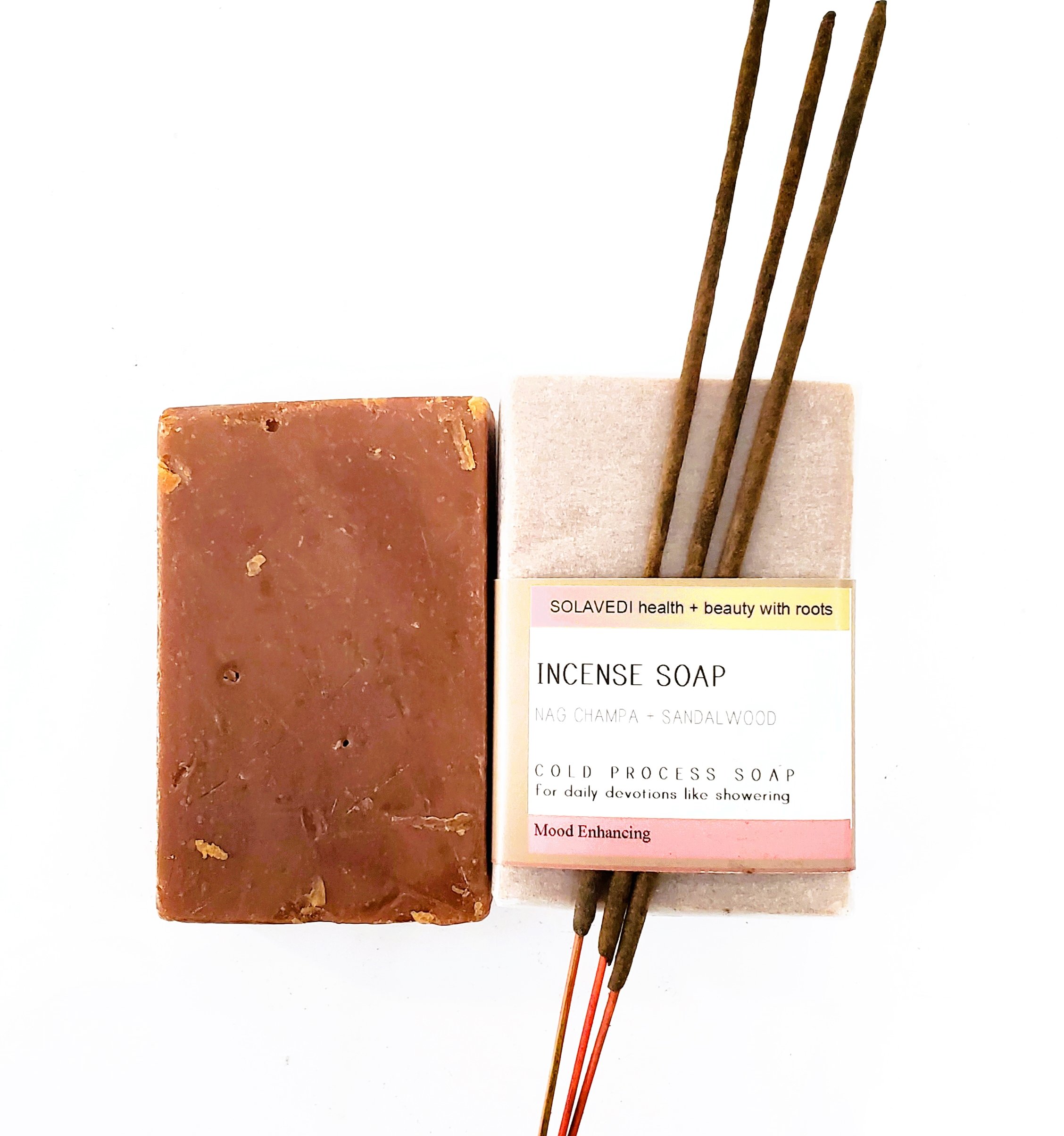 Nag Champa Incense Soap — solavedi organics