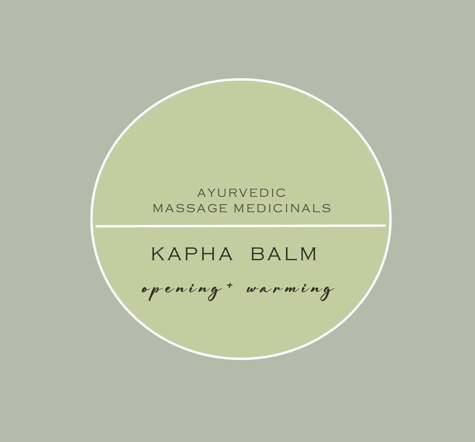 Ayurvedic Massage balms — solavedi organics