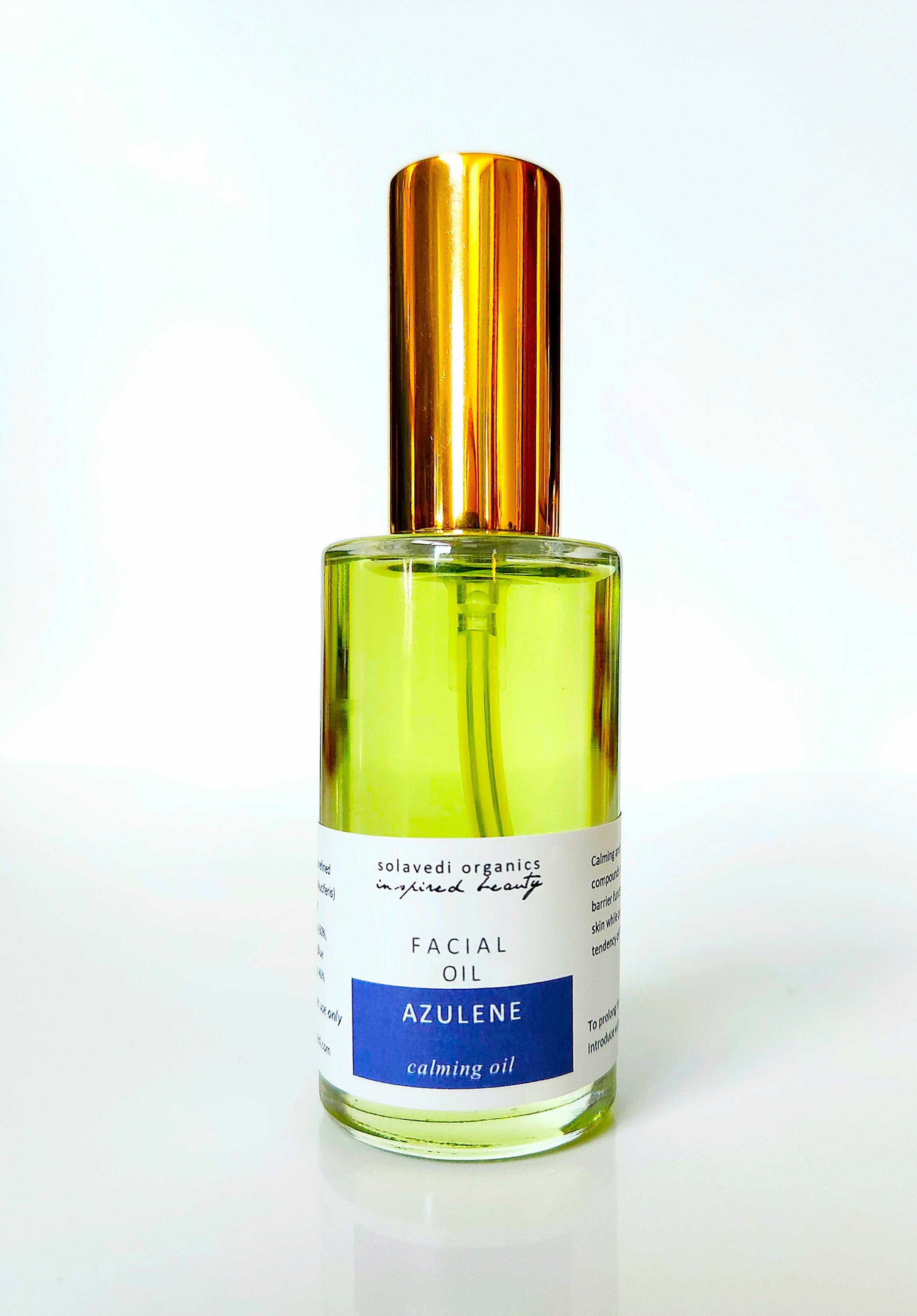azulene facial oil — solavedi organics