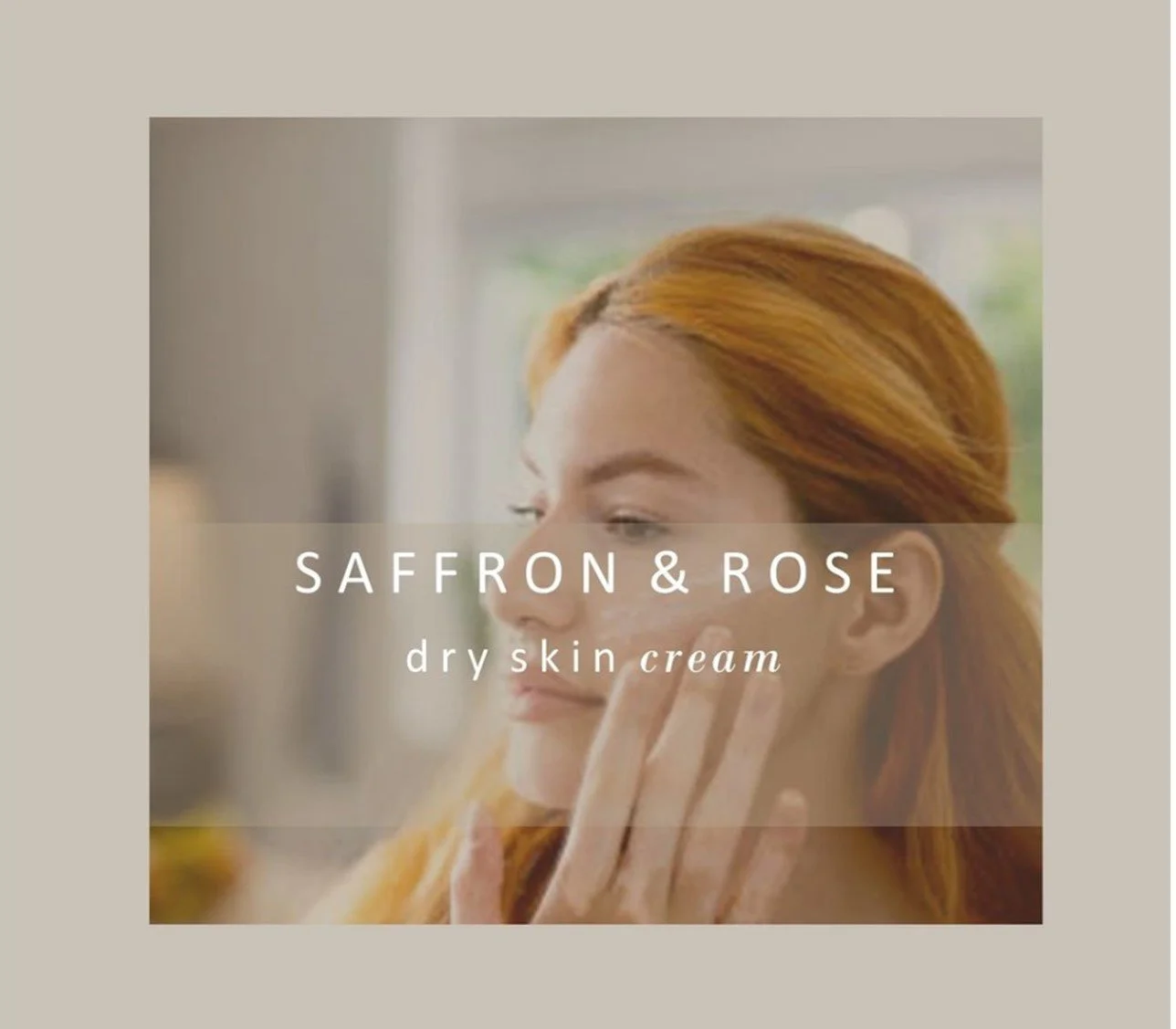 saffron rose hydration cream — solavedi organics
