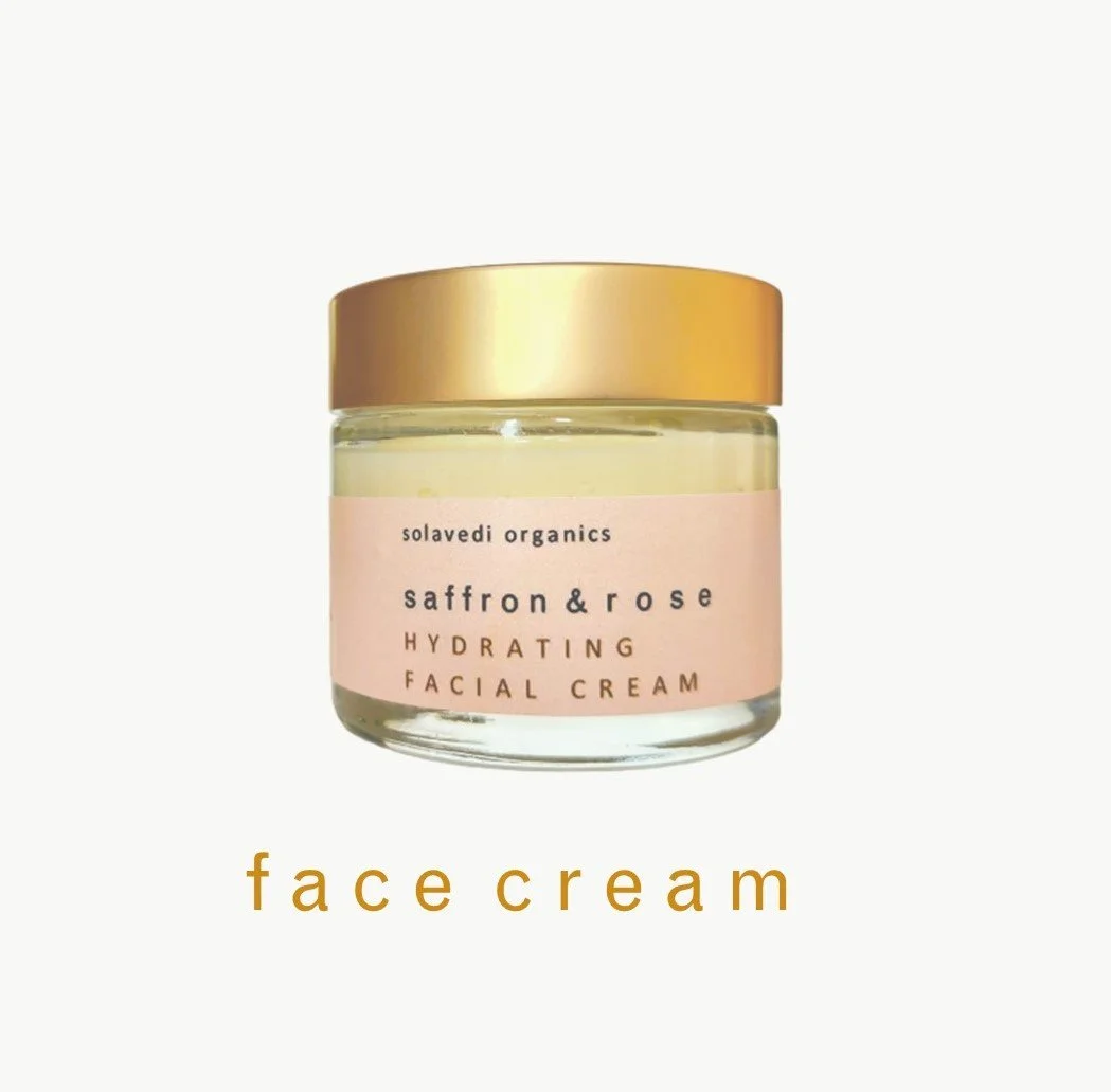 saffron rose hydration cream — solavedi organics