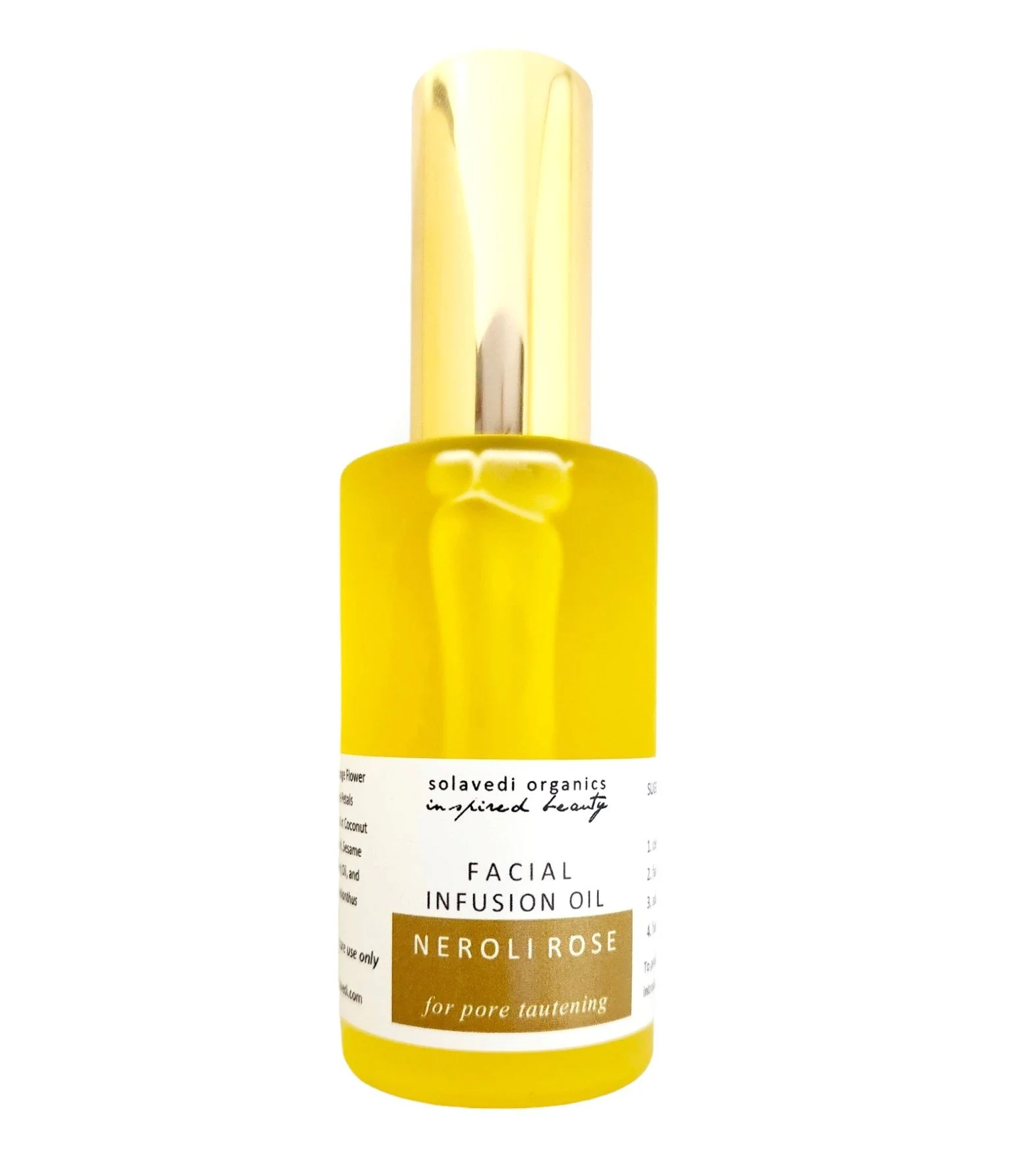 neroli + rose facial oil — solavedi organics