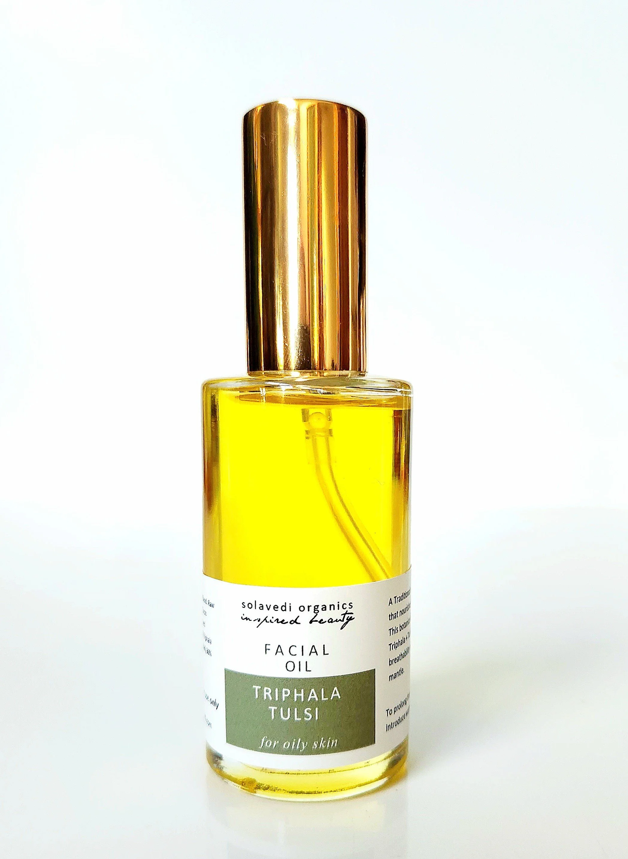 triphala tulsi clarifying oil — solavedi organics