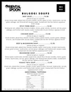 Menu — Oriental Spoon