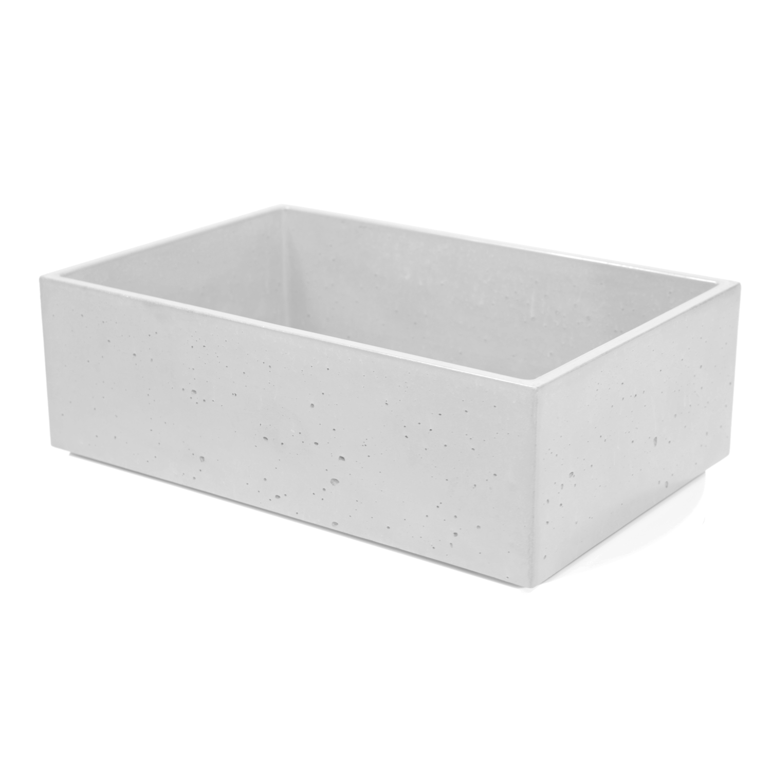 Rectangular concrete basin - Hand poured in Melbourne