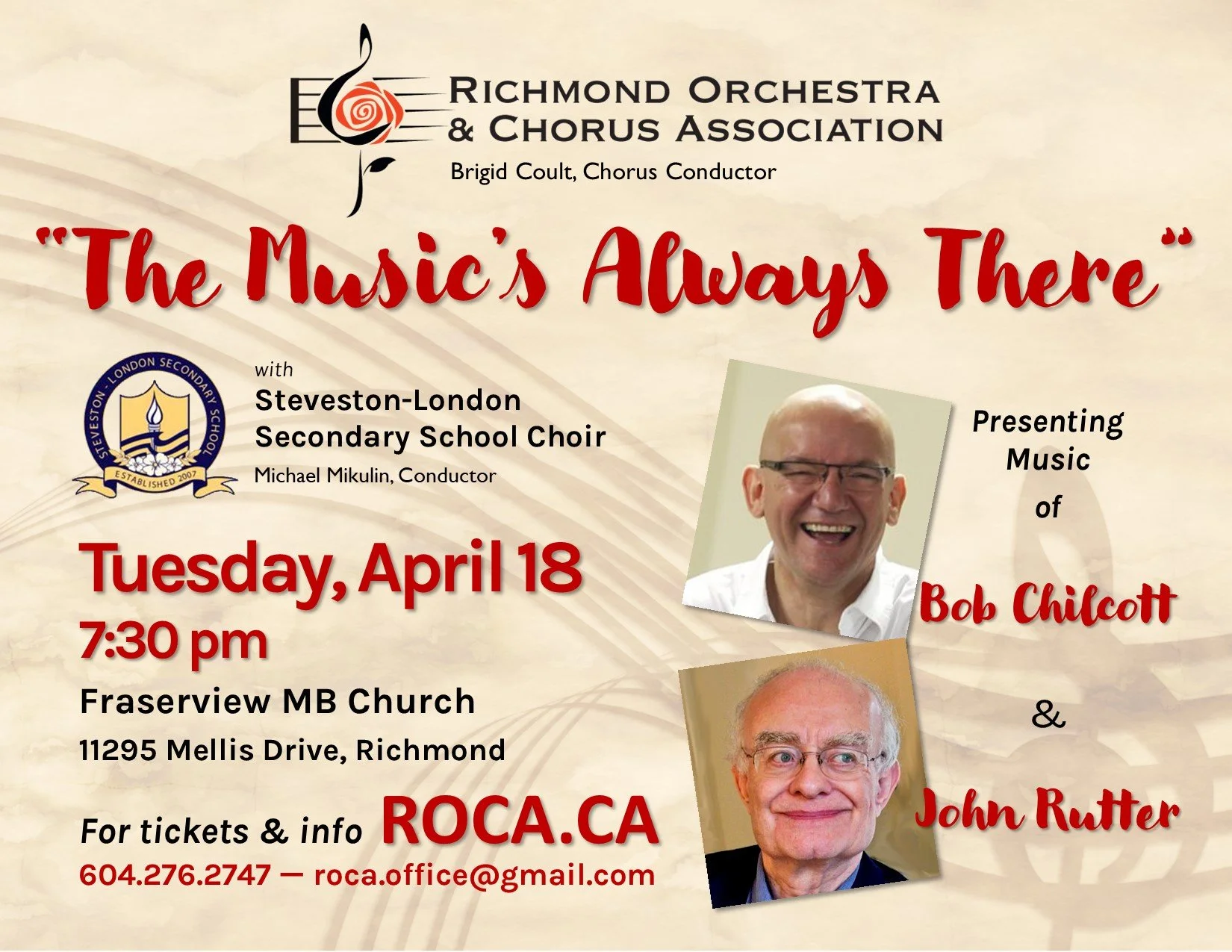 Chorus FULL REHEARSAL with SLC — Richmond Orchestra & Chorus