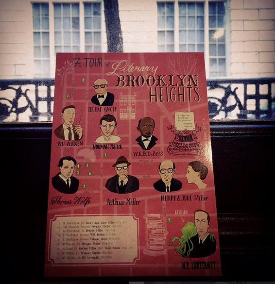 Literary Map of Brooklyn — Melissa Iwai