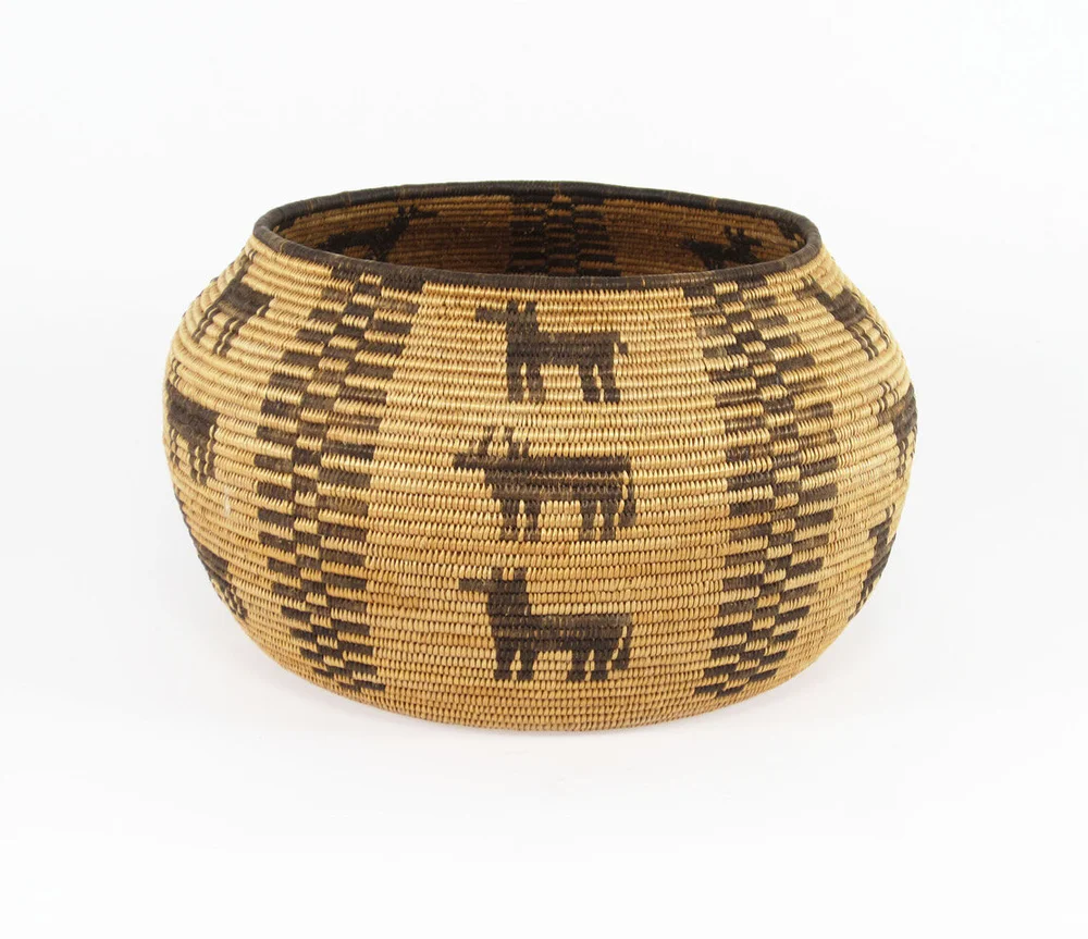 Native American Coiled Baskets